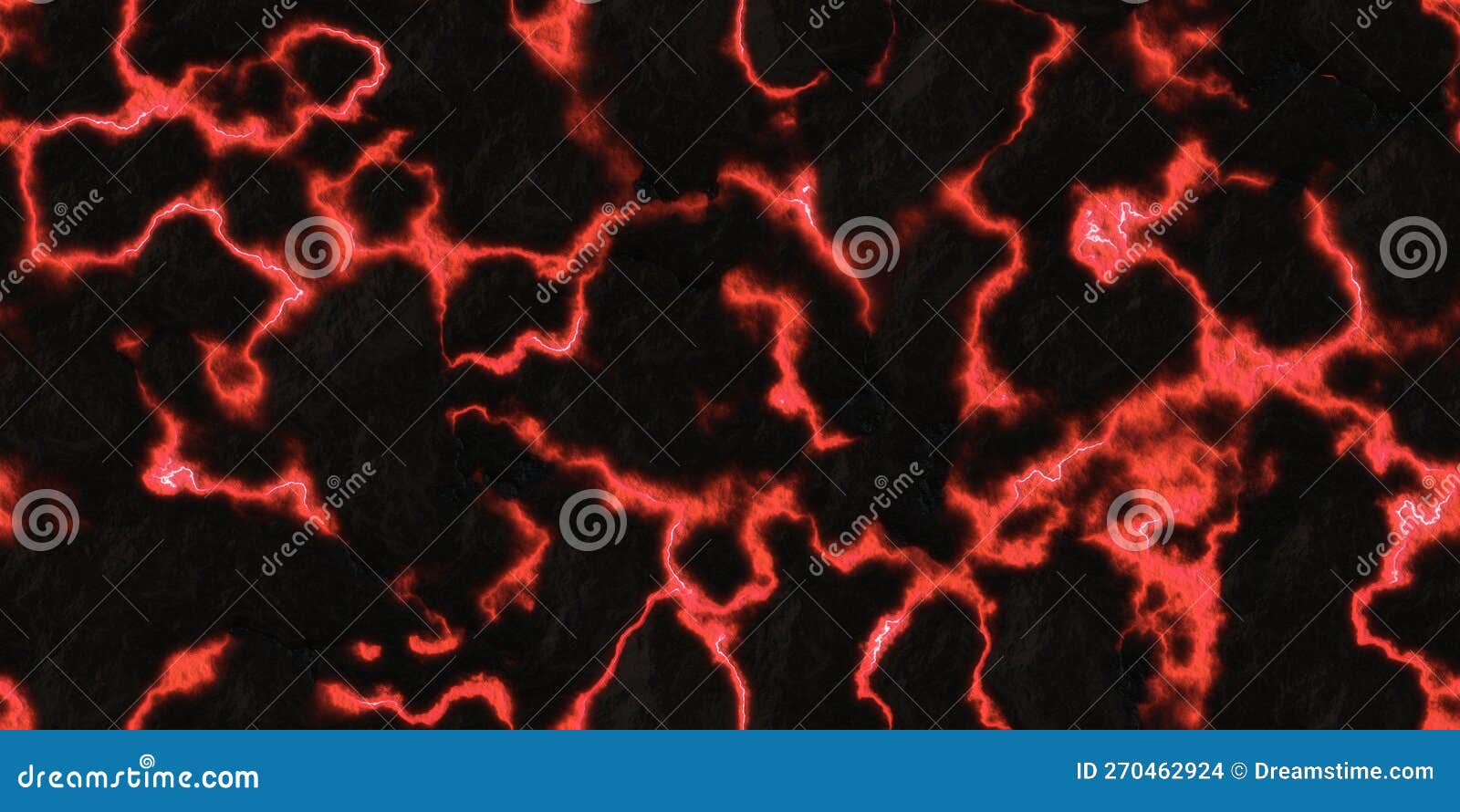 Seamless Red-Hot Volcano Lava Background Texture. Hot Lava Stains Stock ...