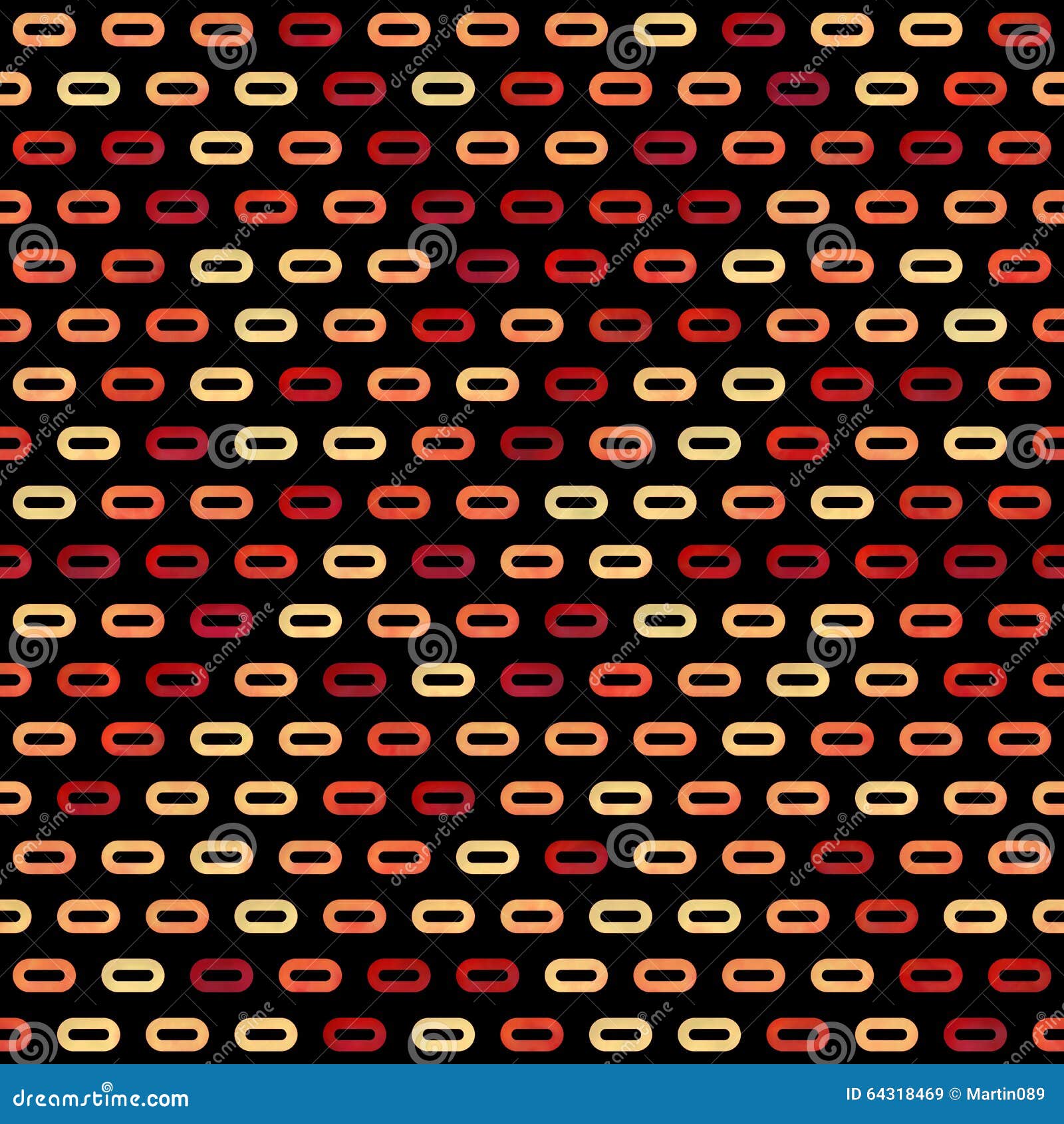Seamless Red Pattern with Ovals Stock Illustration - Illustration of ...