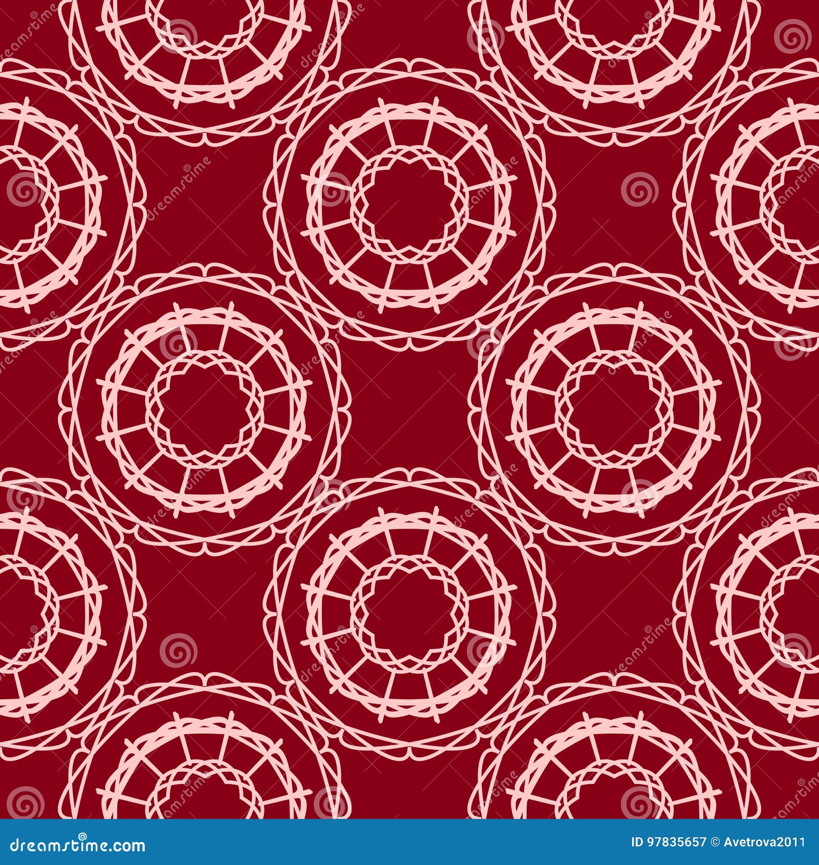 Seamless Red and Pink Pattern Background for Web Design. Vector Stock ...