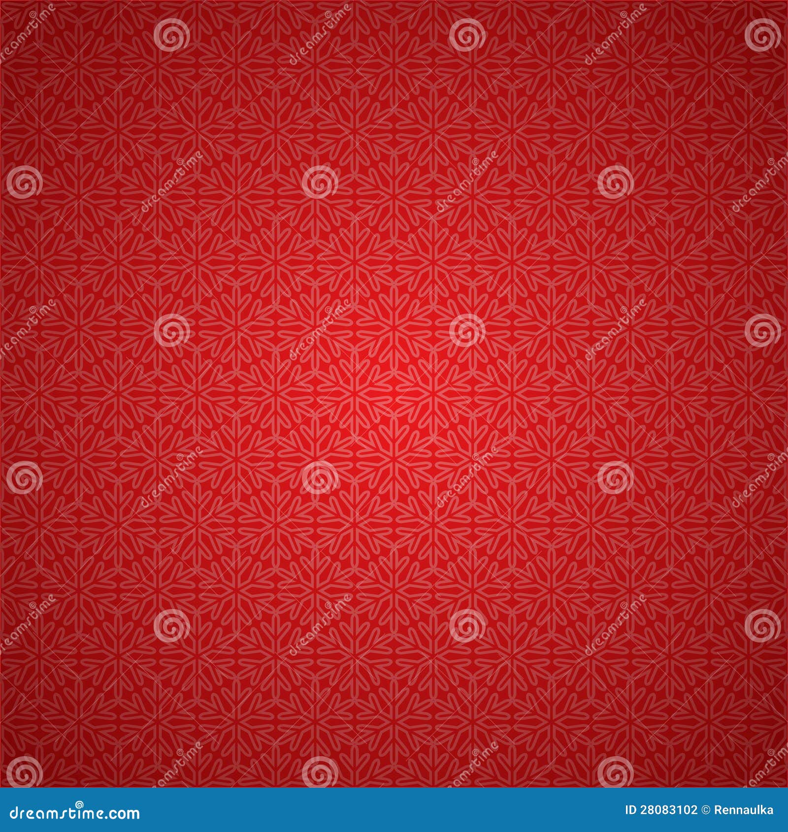 Seamless Red Snowflake Background Stock Vector - Illustration of ...