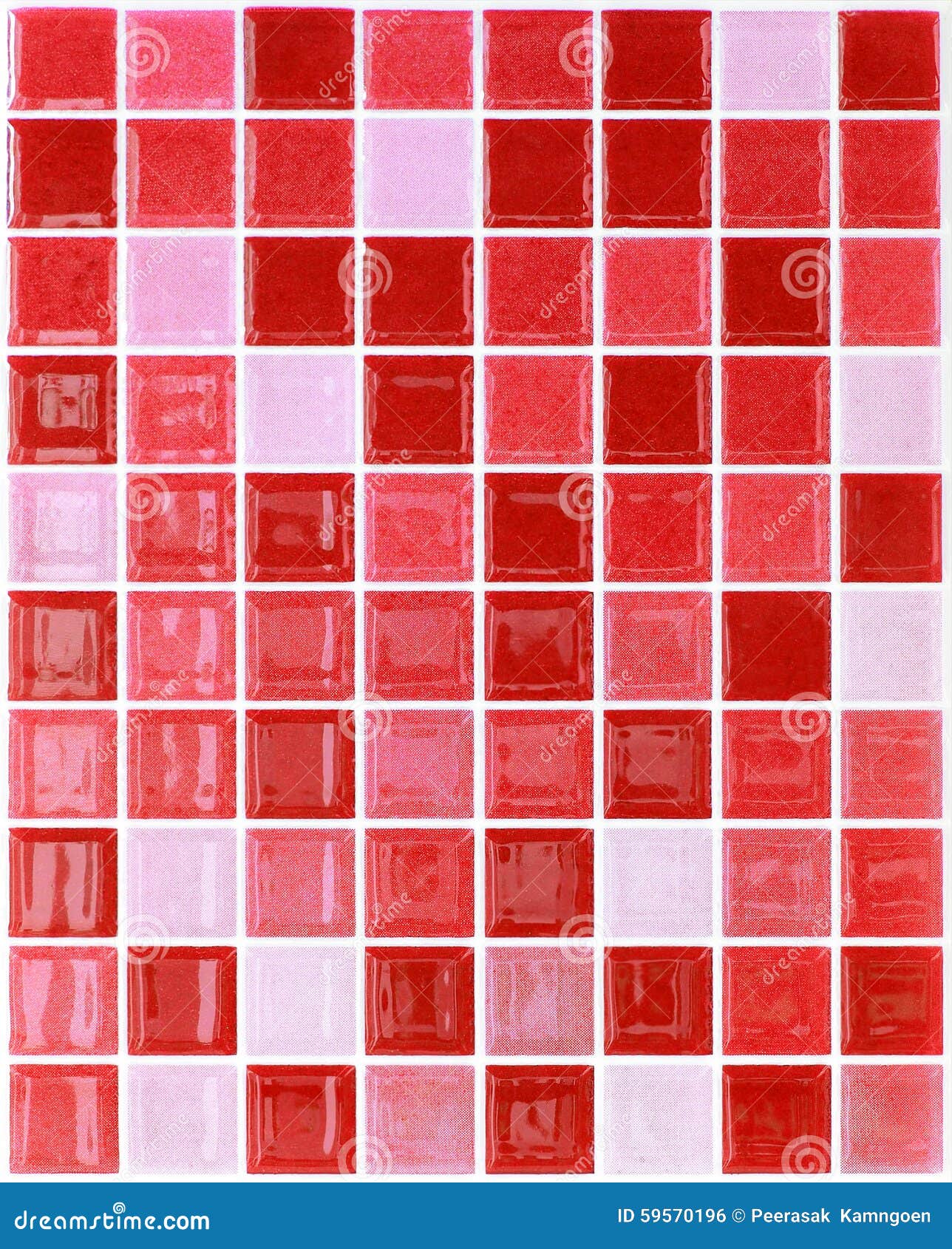 Seamless Red Square Tiles Pattern Stock Photo - Image of apartment ...