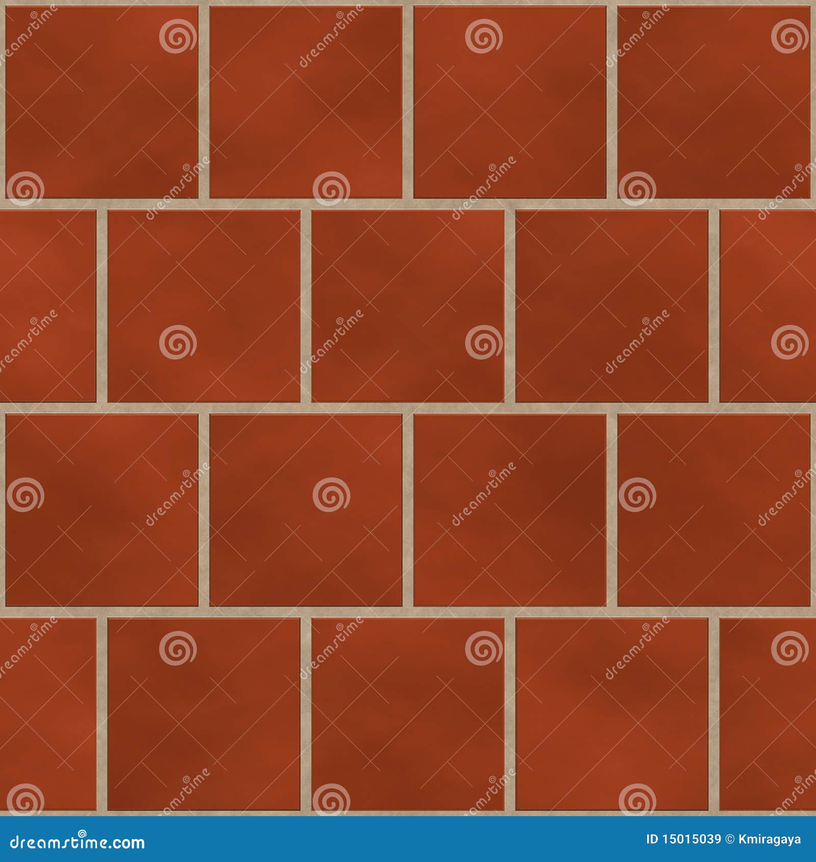 Seamless Red Square Tiles Texture Stock Illustration - Illustration of ...