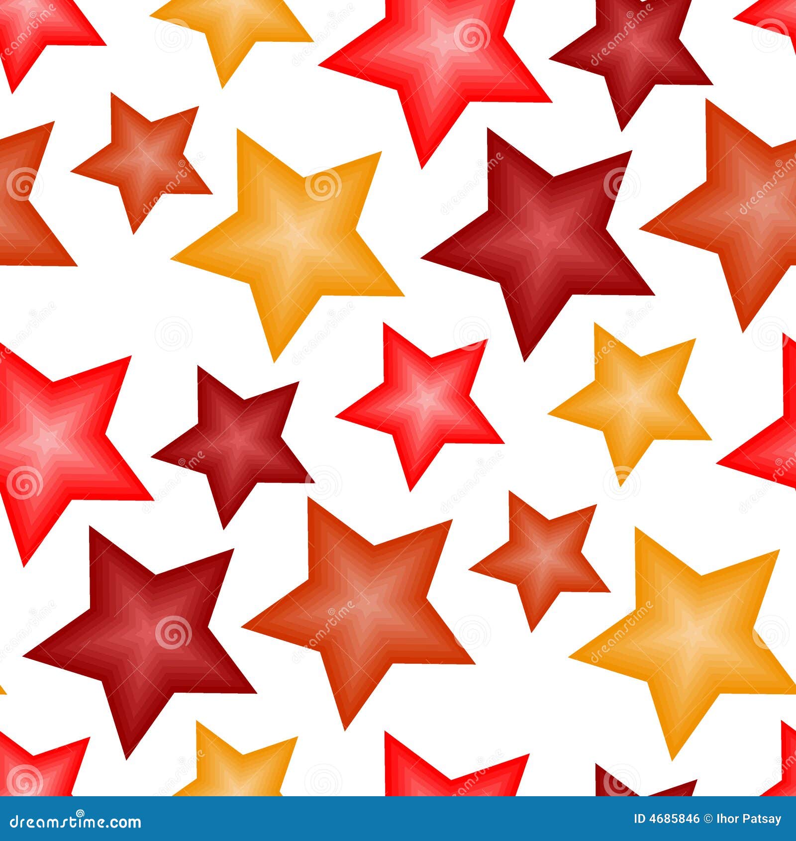 Seamless red star pattern stock vector. Illustration of retro - 4685846
