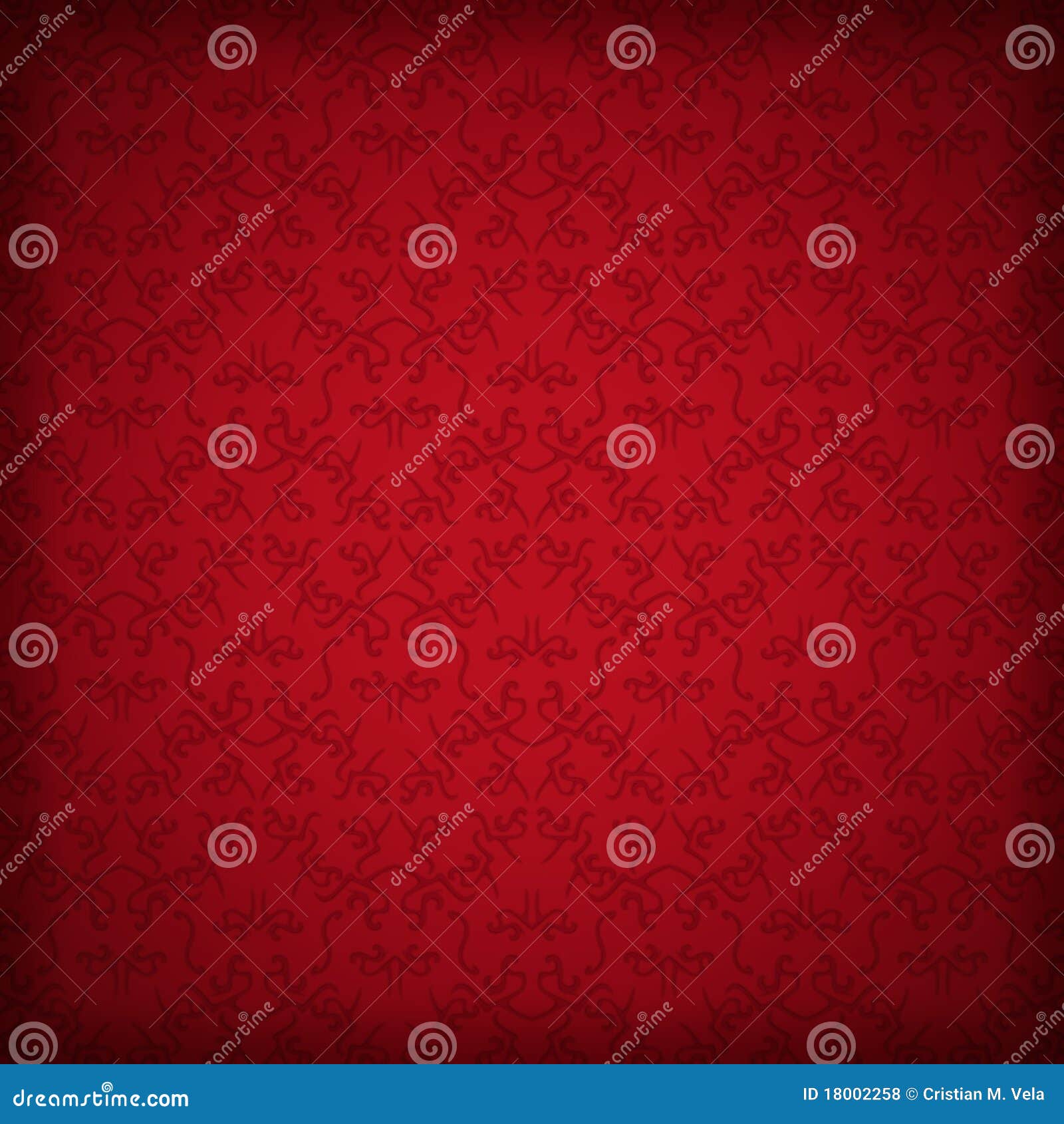 Seamless red wallpaper stock illustration. Illustration of seamless ...