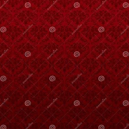 Seamless Red Wallpaper Pattern Stock Vector - Illustration of flora ...