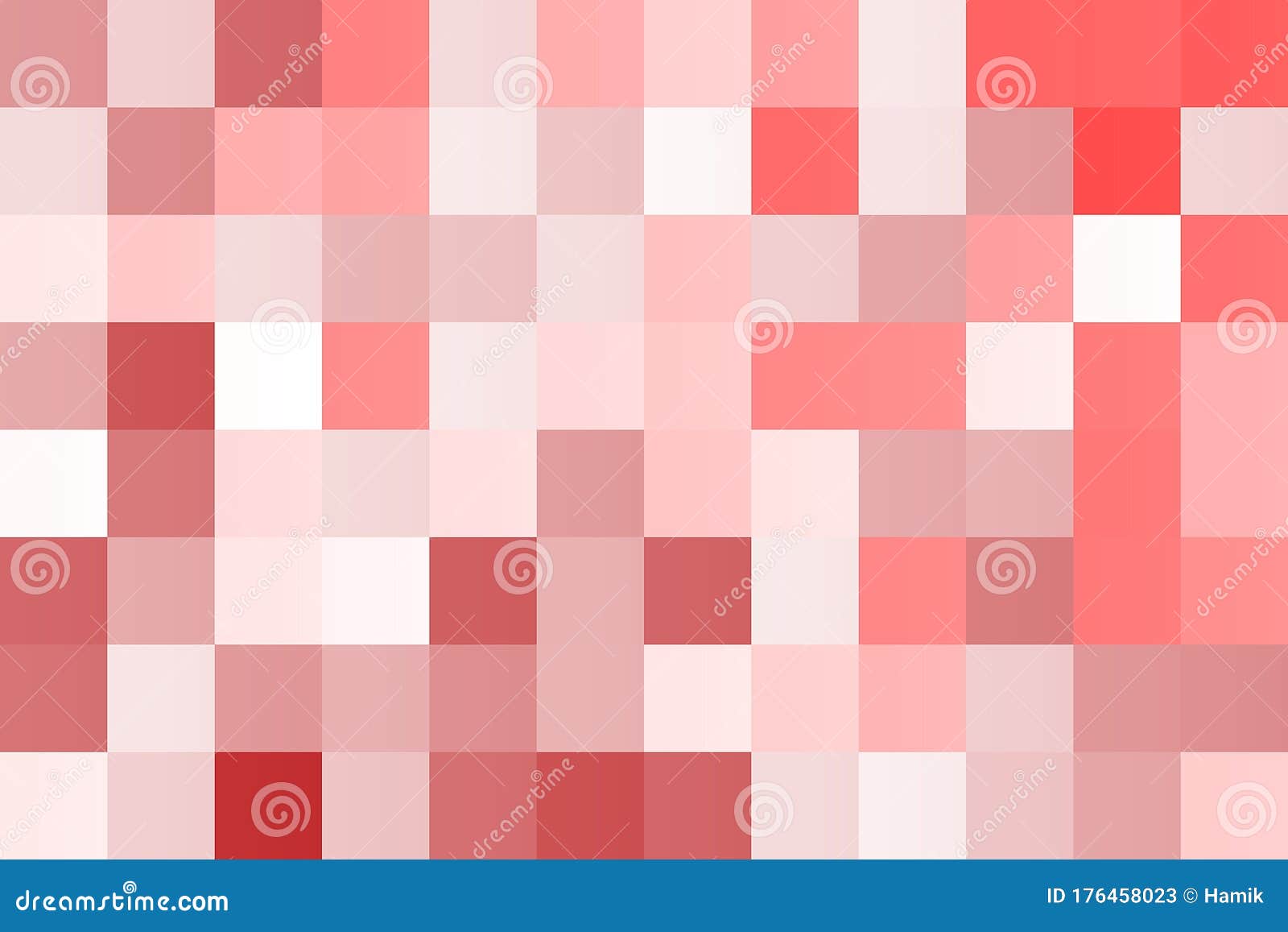 Seamless Red White Tile Background Stock Illustration - Illustration of ...