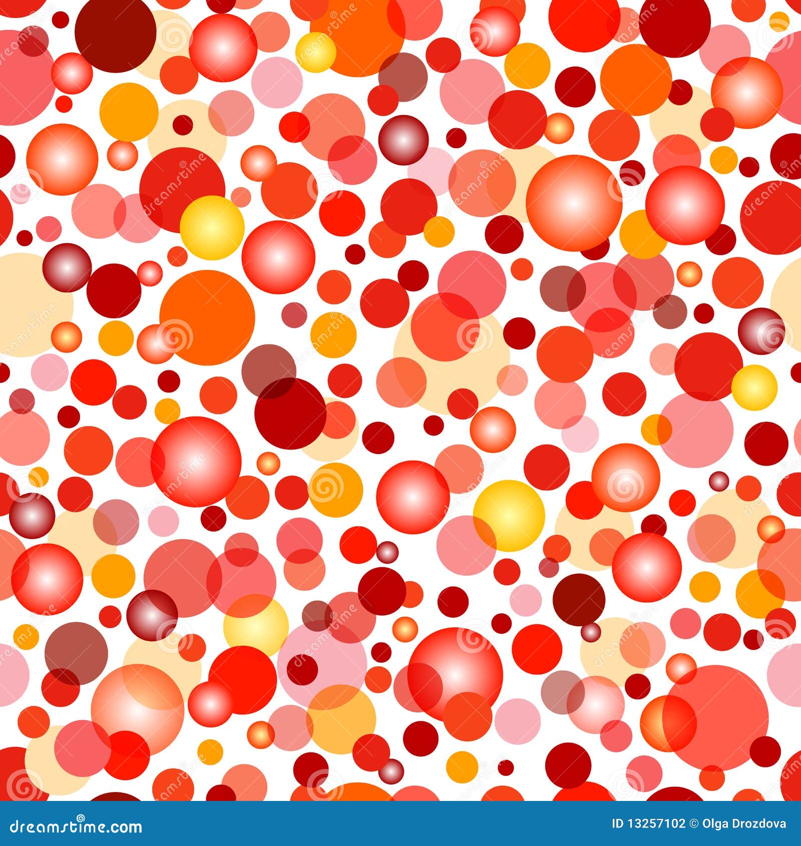 Seamless Red-yellow Pattern Stock Vector - Illustration of chaotic ...