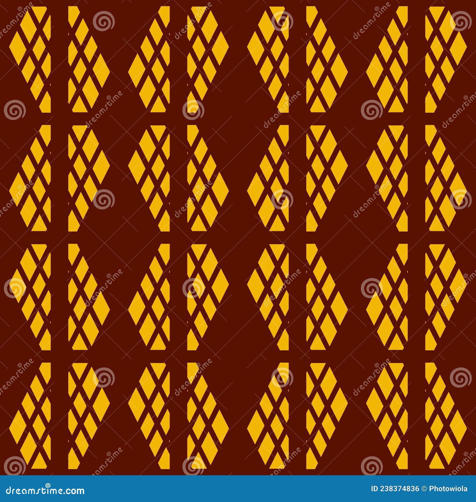 Seamless Red-yellow Pattern for Materials, Wallpapers, for Use in ...