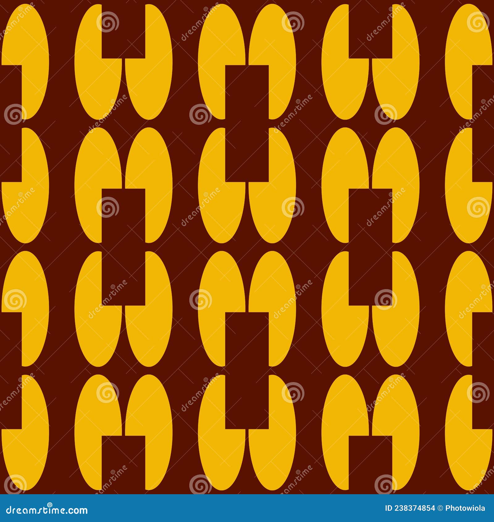 Seamless Red-yellow Pattern for Materials, Wallpapers, for Use in ...