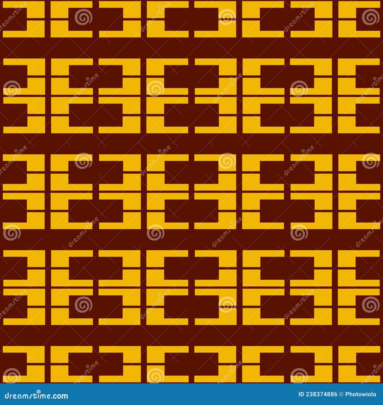 Seamless Red-yellow Pattern for Materials, Wallpapers, for Use in ...