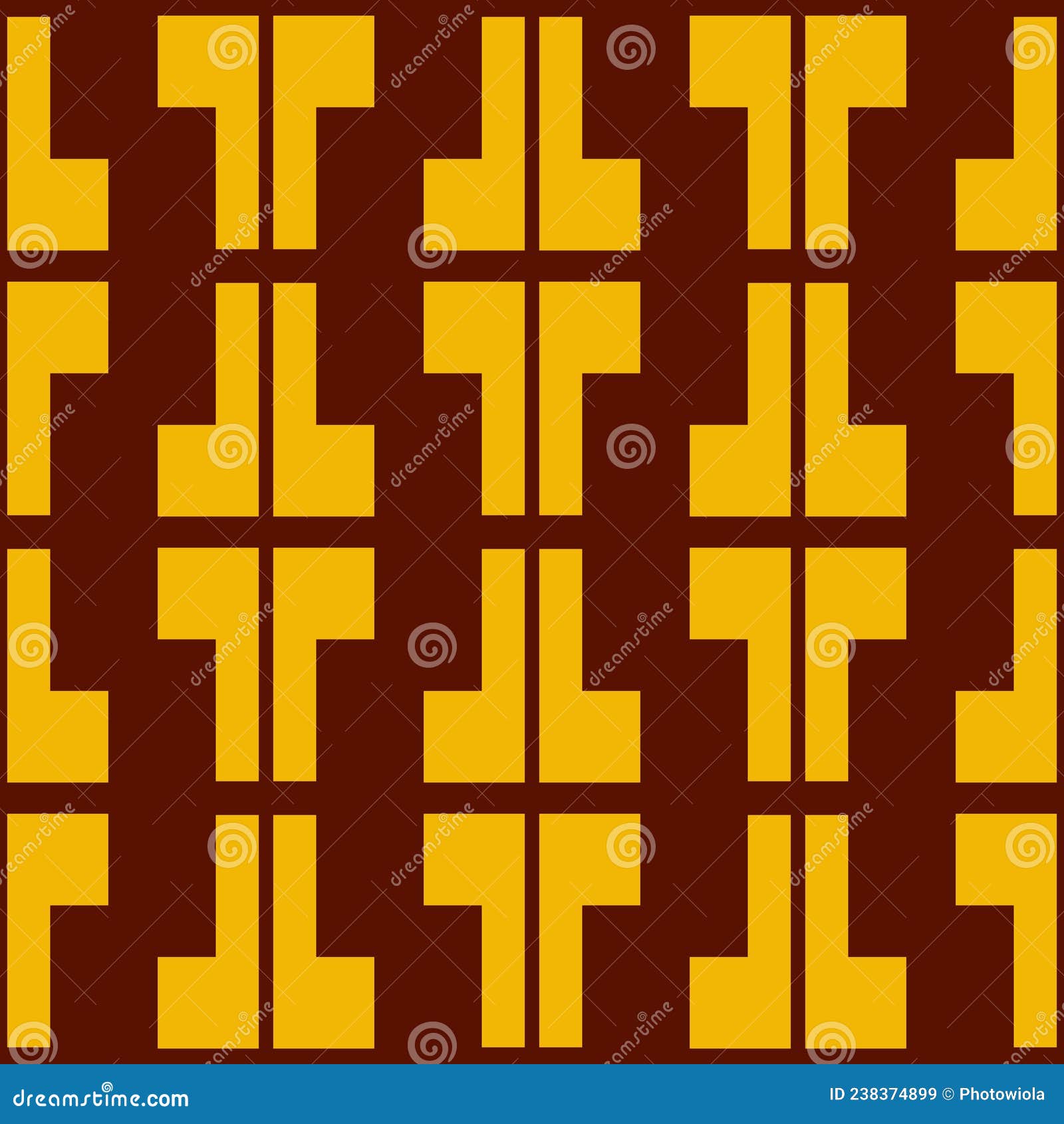 Seamless Red-yellow Pattern for Materials, Wallpapers, for Use in ...