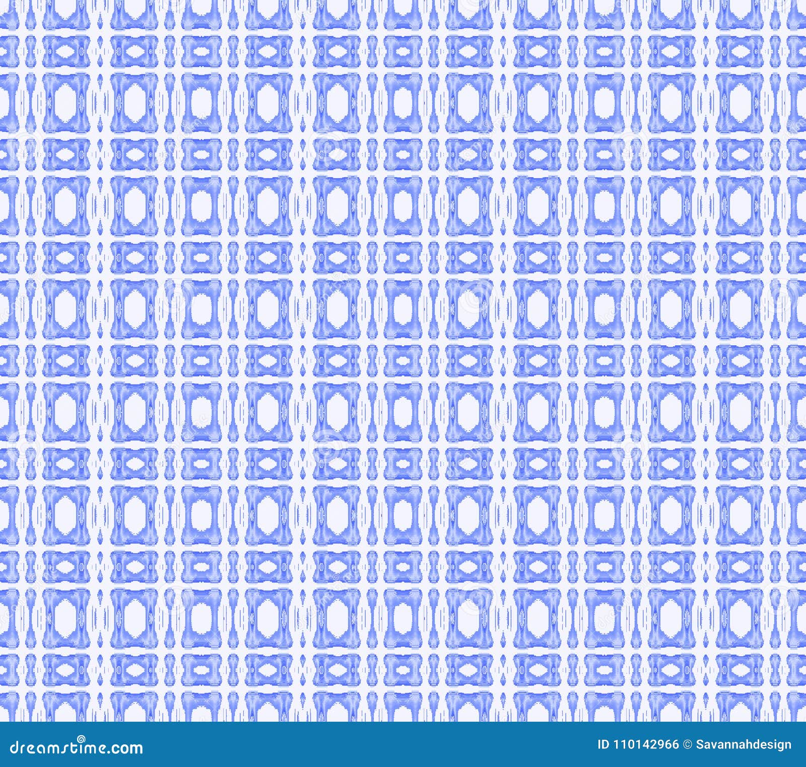 Seamless Regular Ellipses Pattern White Blue Stock Illustration ...