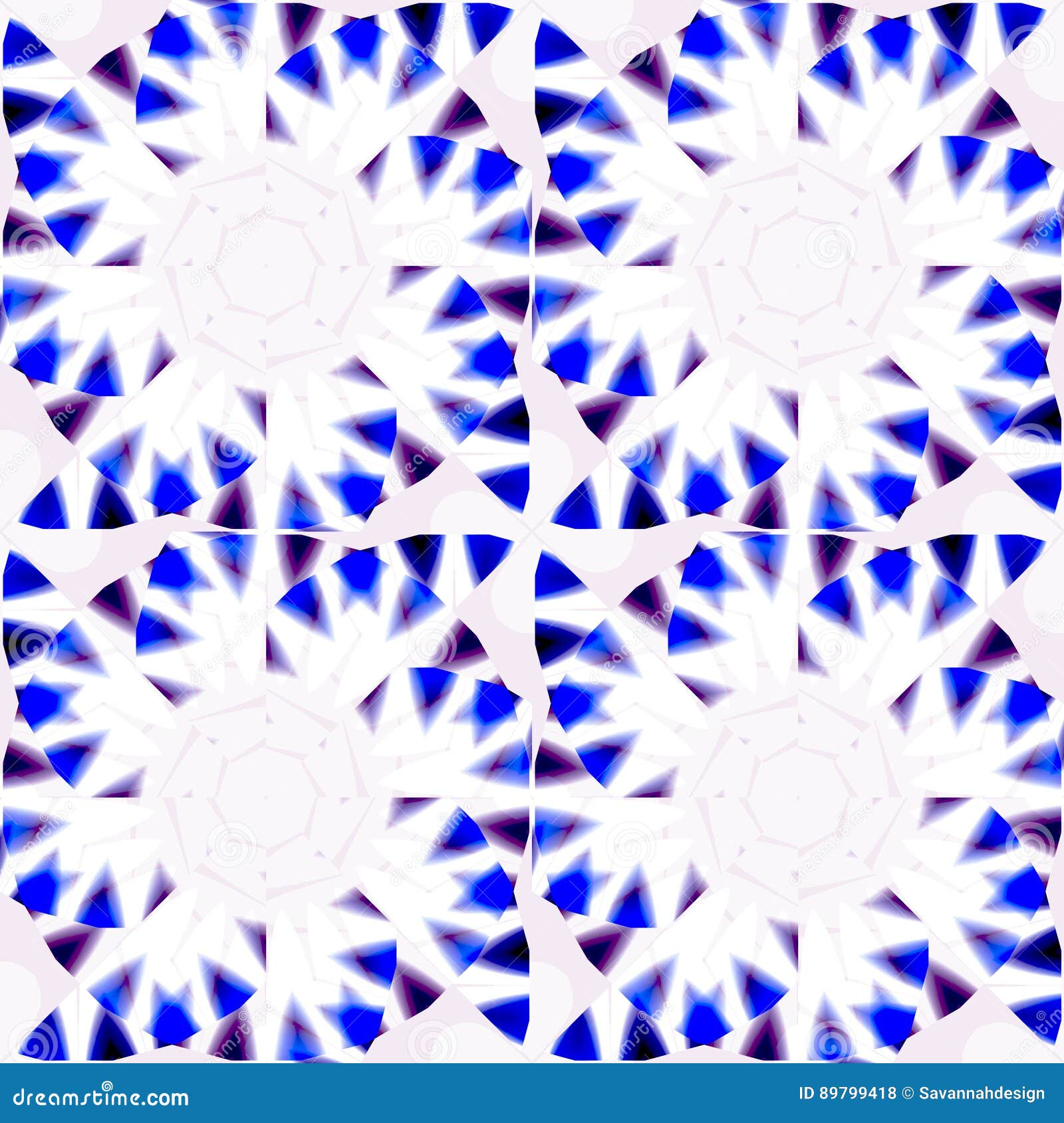 Seamless Regular Pinwheel Pattern White Dark Blue Purple Black Stock ...