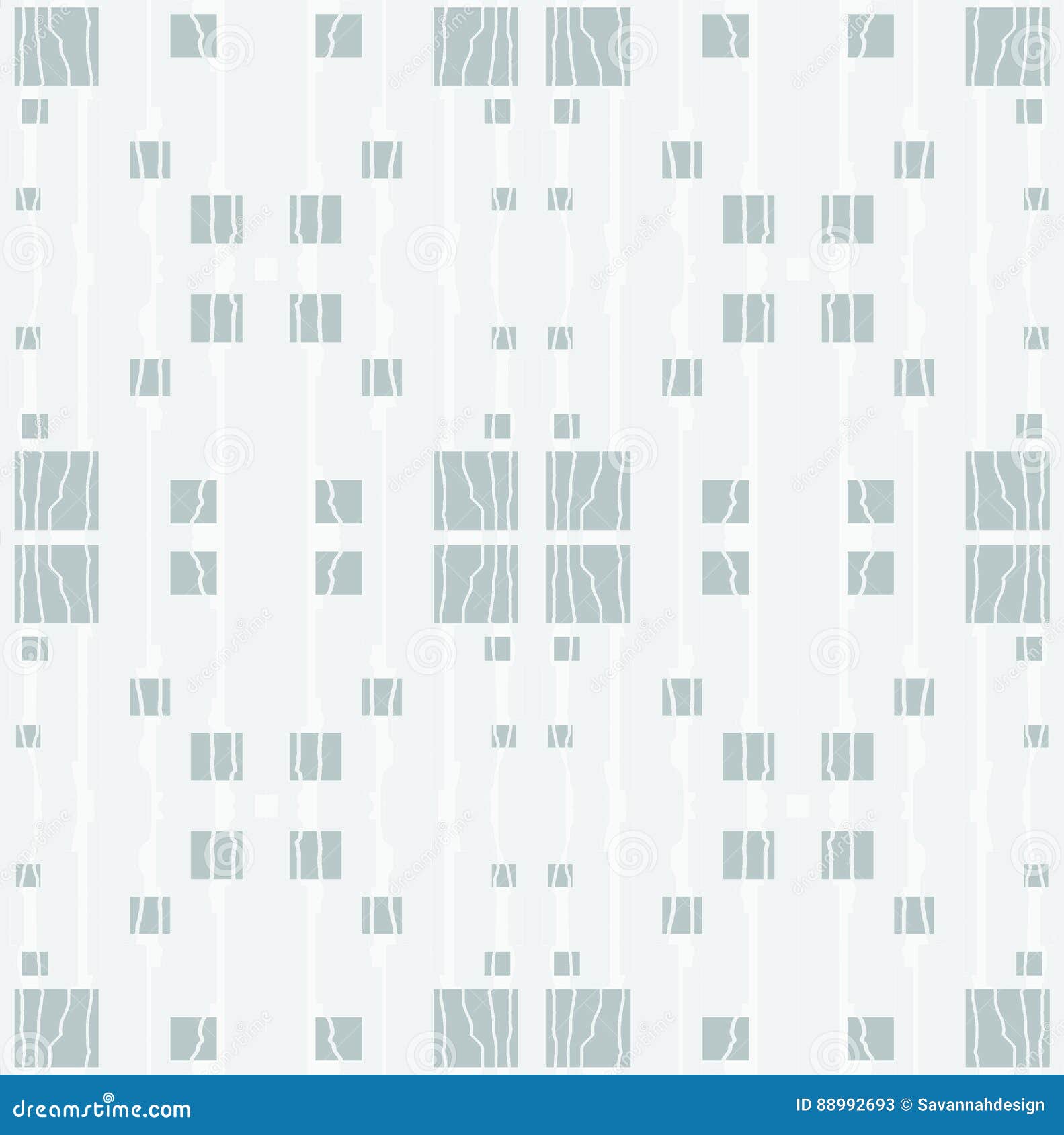Seamless Regular Squares Pattern Gray with Wiggly Lines White on Light ...