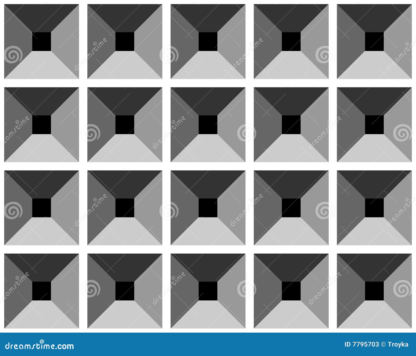 Seamless Relief Pattern With Pyramids. Vector Drawing | CartoonDealer ...