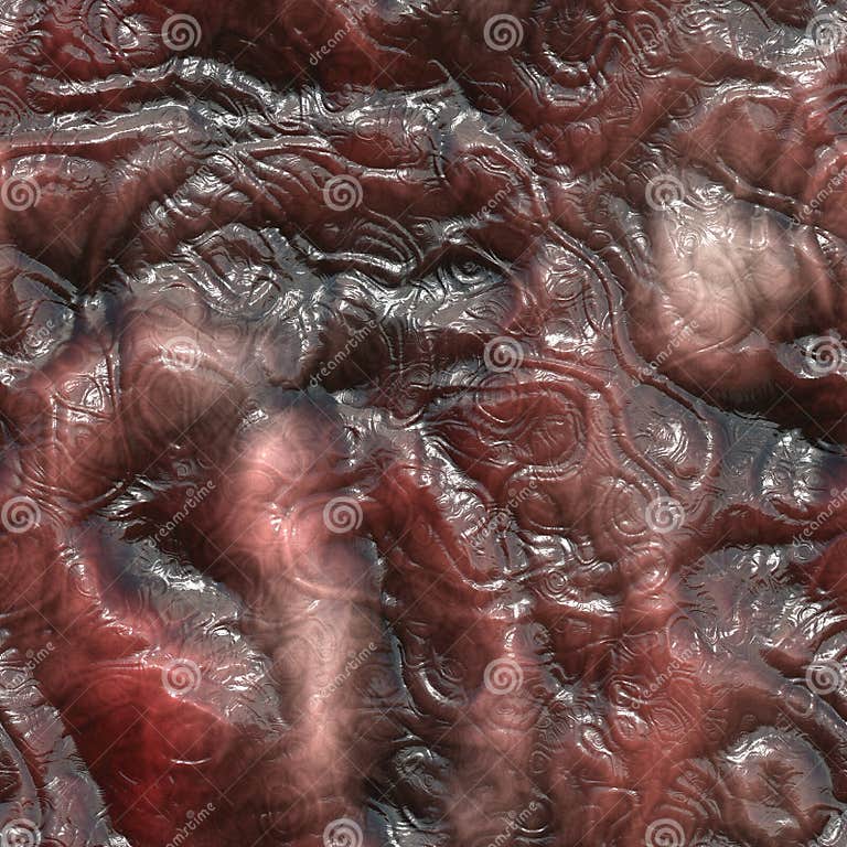 Seamless Rendered Illustration of Tissue Stock Image - Image of slime ...