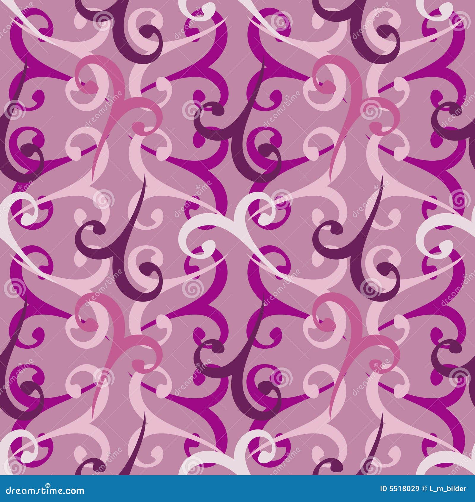 Seamless repeat pattern stock vector. Illustration of curl - 5518029