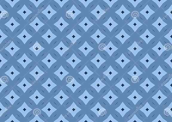 Monotone Blue Squares Seamless Repeat Pattern Illustration Stock ...