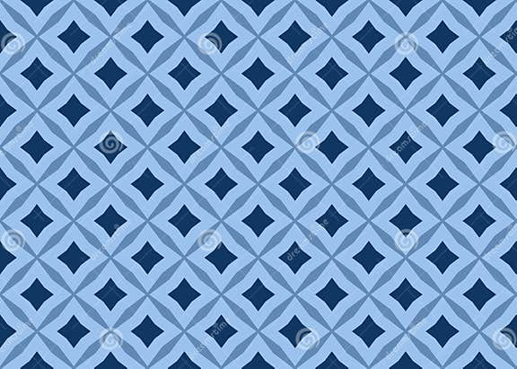 Blue Monotone Squares Seamless Repeat Pattern Illustration Stock ...