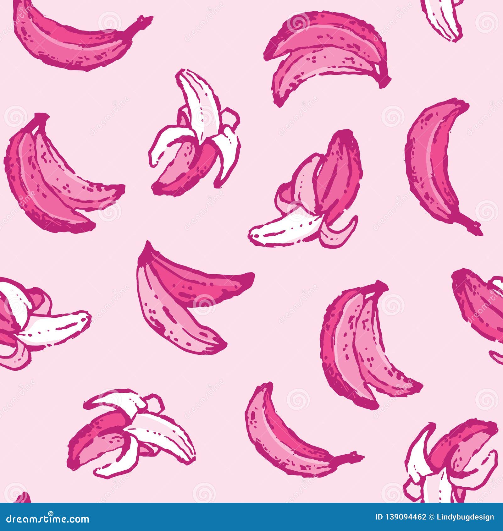 Cute Banana Wallpaper. Vector File Stock Vector - Illustration of ...
