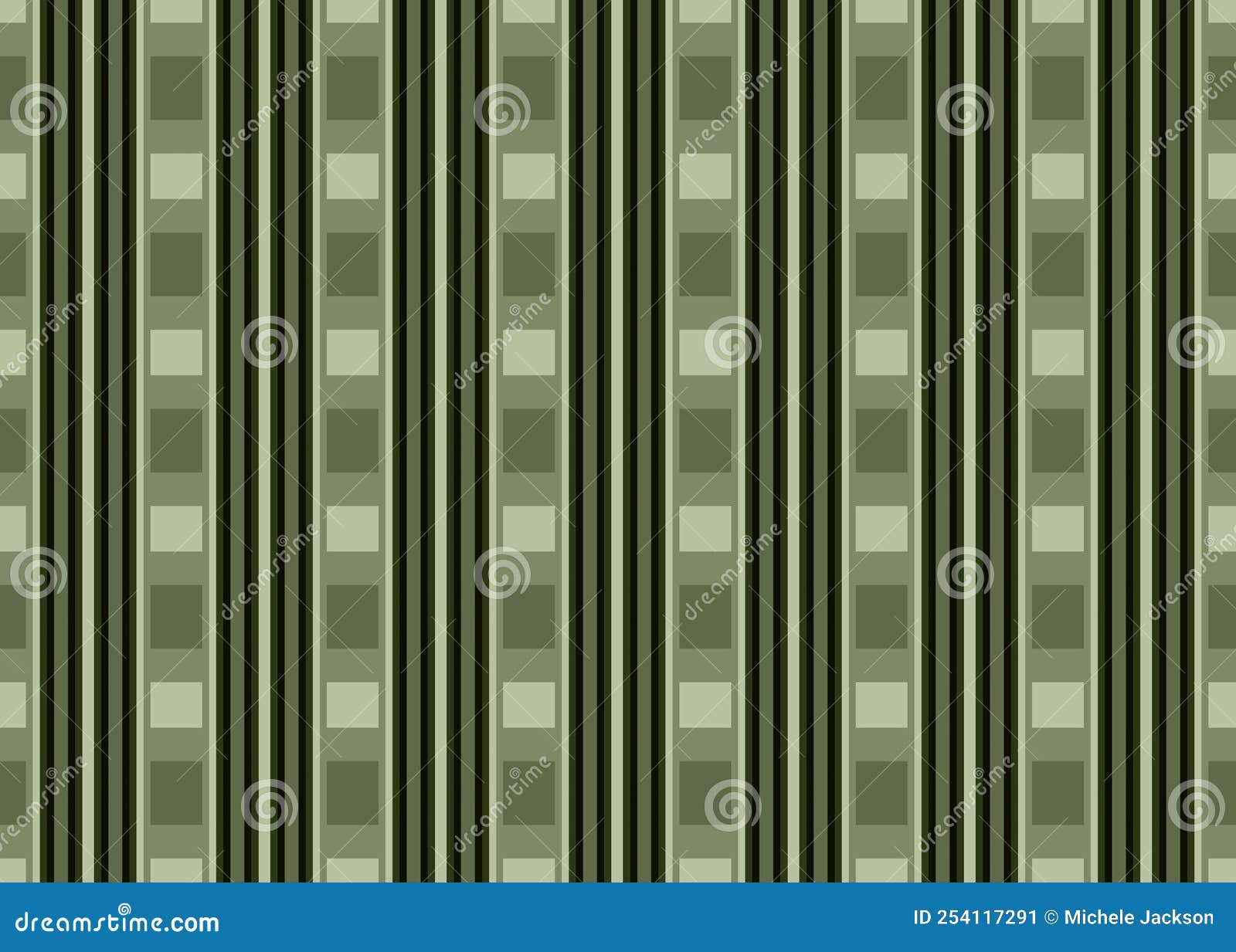 Lines and Squares in Green Seamless Repeat Pattern Illustration Stock ...
