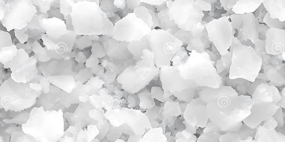 Seamless Repeat Pattern Showcasing White Textured Salt Crystals Stock ...