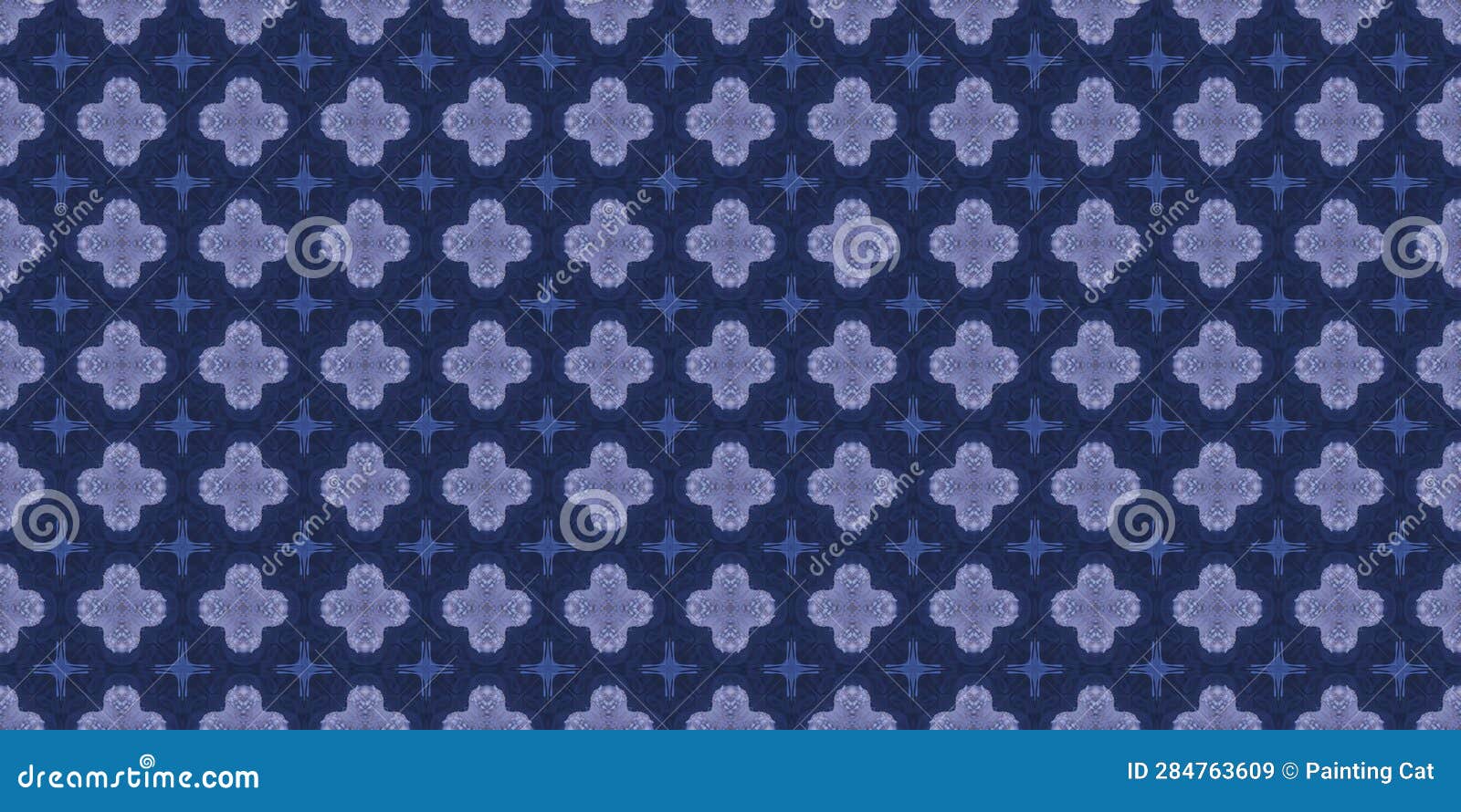 Seamless Repeatable Abstract Geometric Pattern with Navy Blue Color ...