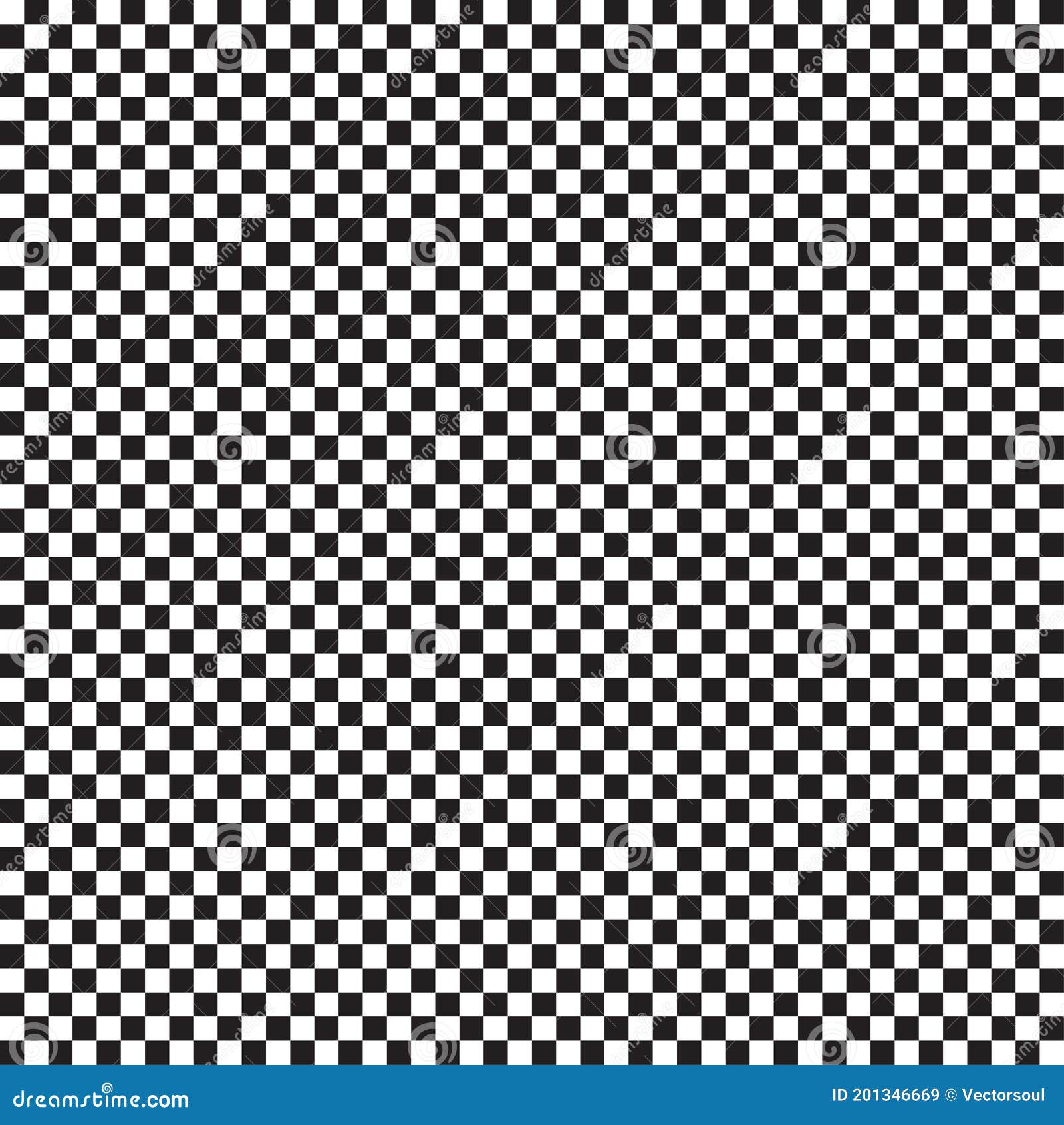 Seamless, Repeatable Checkered, Chequered Squares Pattern and Background. Chessboard, Chess ...