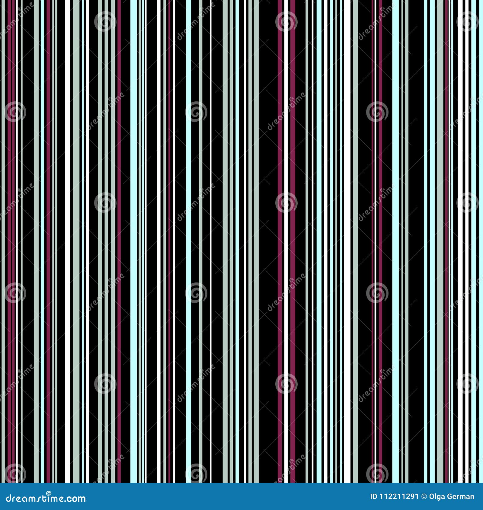 Seamless Repeatable Pattern with Colored Vertical Lines. Stock Vector ...