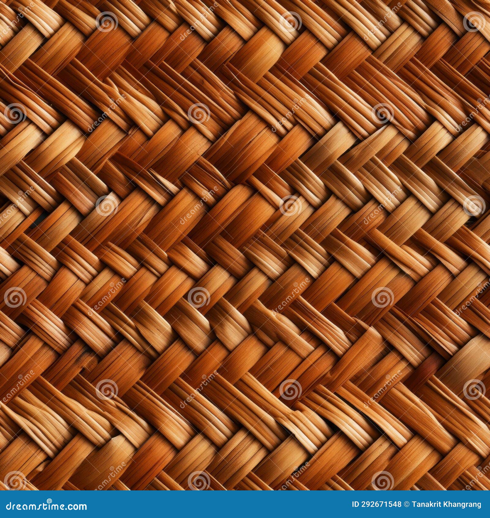 Seamless Repeatable Pattern of Wicker Texture Stock Photo - Image of ...