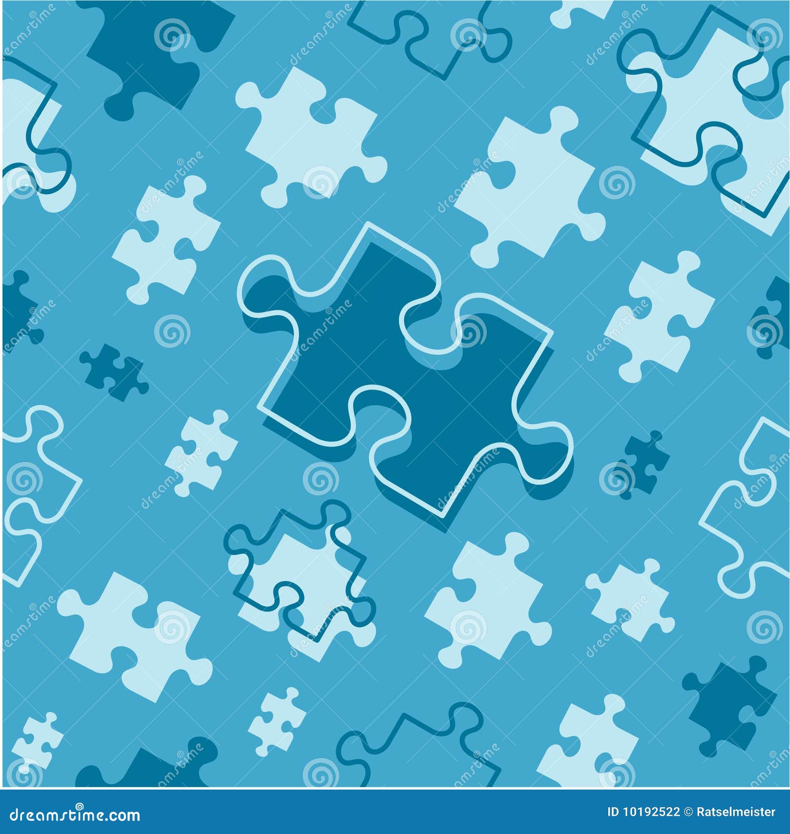 Seamless (repeatable) Puzzle Pieces Pattern Stock Vector - Illustration ... Seamless (repeatable) Puzzle Pieces Pattern Stock Vector - Illustration ...