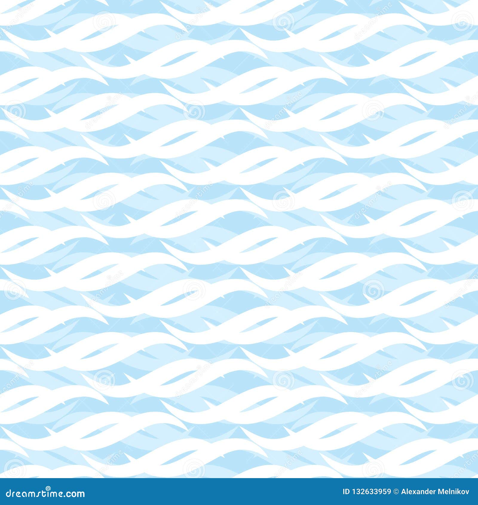 Seamless Repeating Abstract Background of Abstract Waves Stock Vector ...