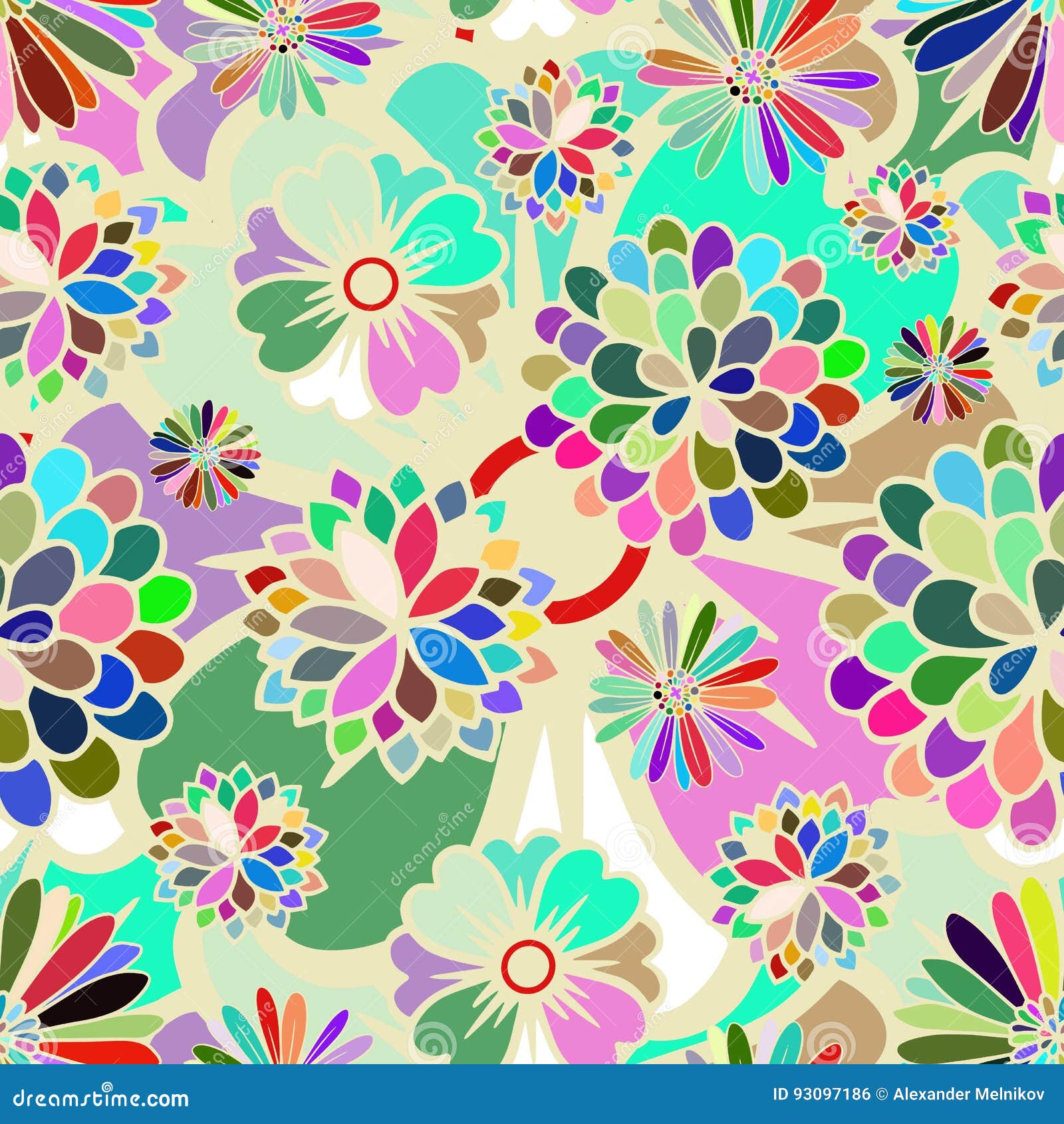 Seamless Repeating Abstract Pattern Stock Vector - Illustration of dots ...