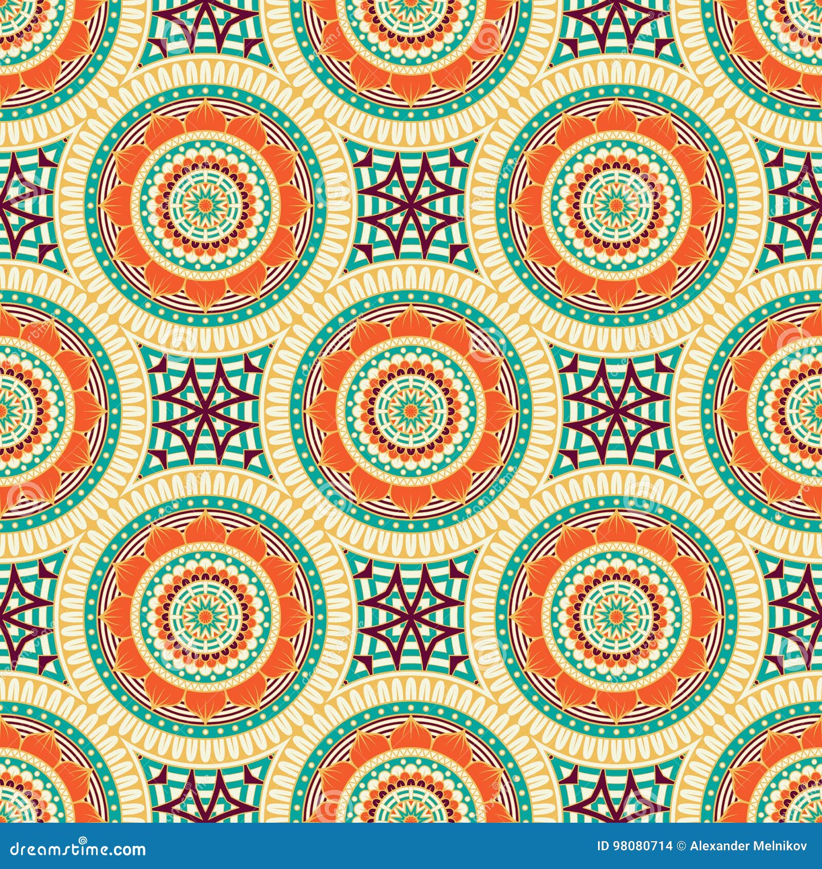 Seamless Repeating Abstract Pattern Stock Vector - Illustration of ...