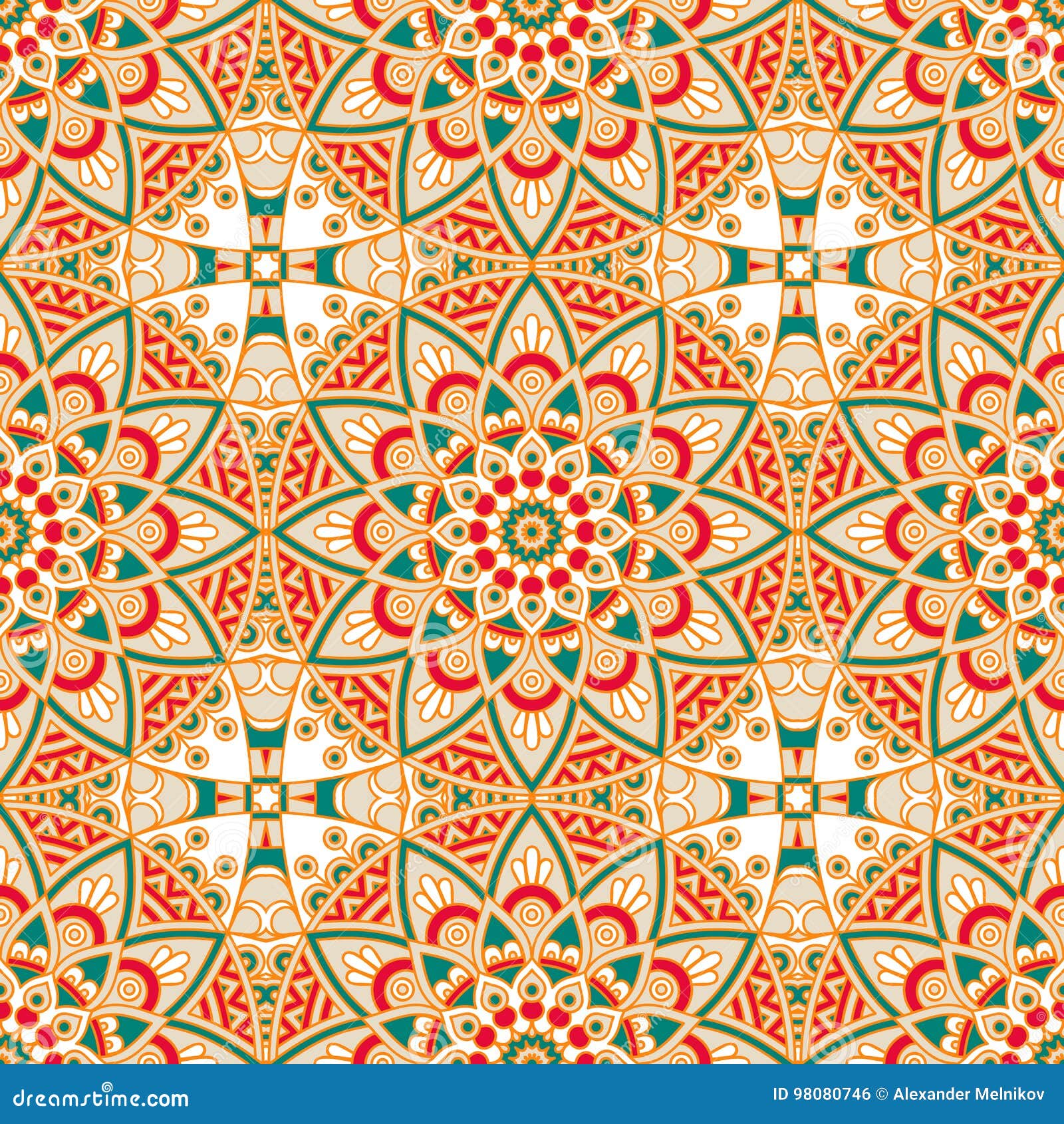 Seamless Repeating Abstract Pattern Stock Vector - Illustration of ...