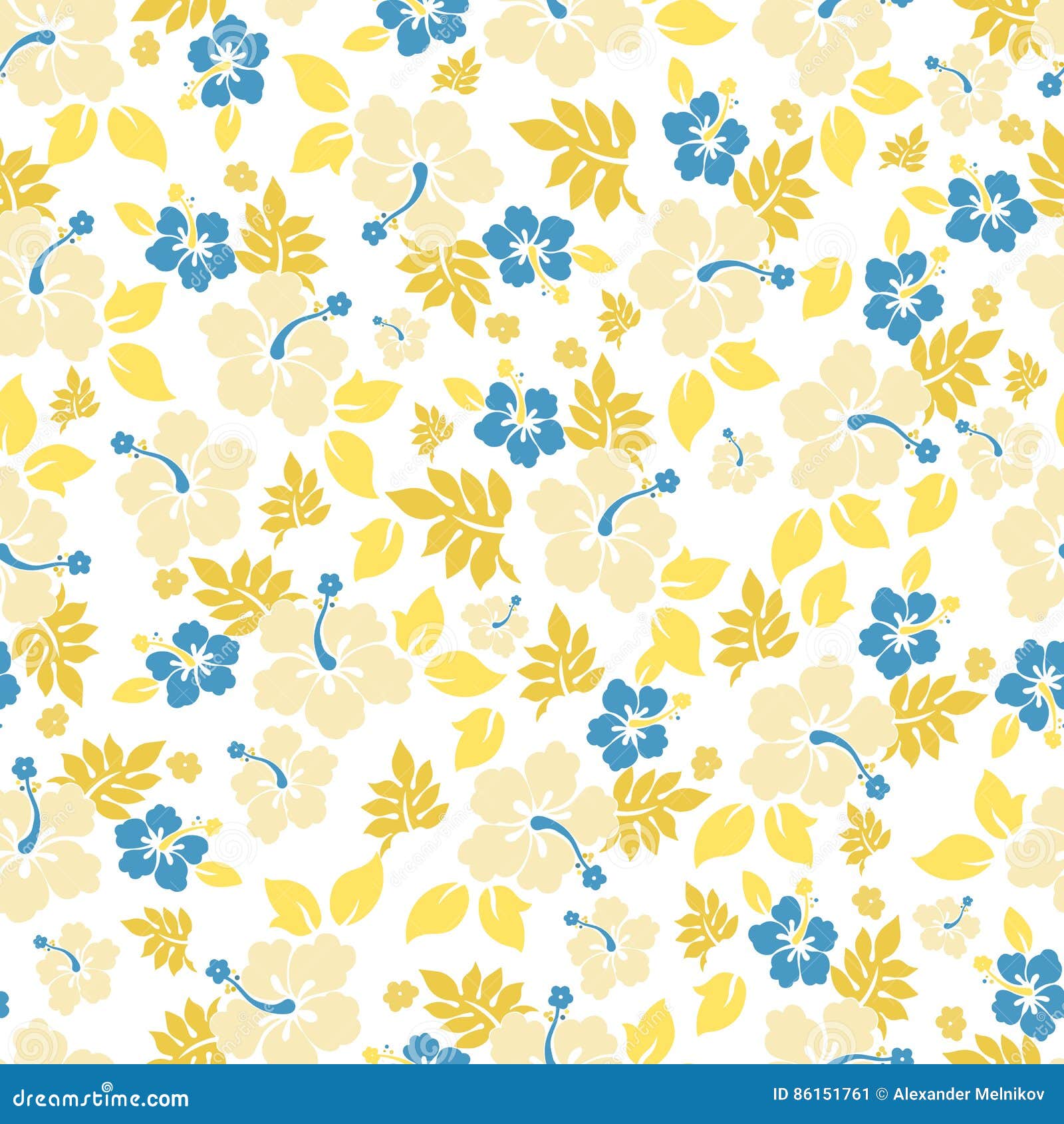 Seamless Repeating Floral Pattern.Vector Stock Vector - Illustration of ...