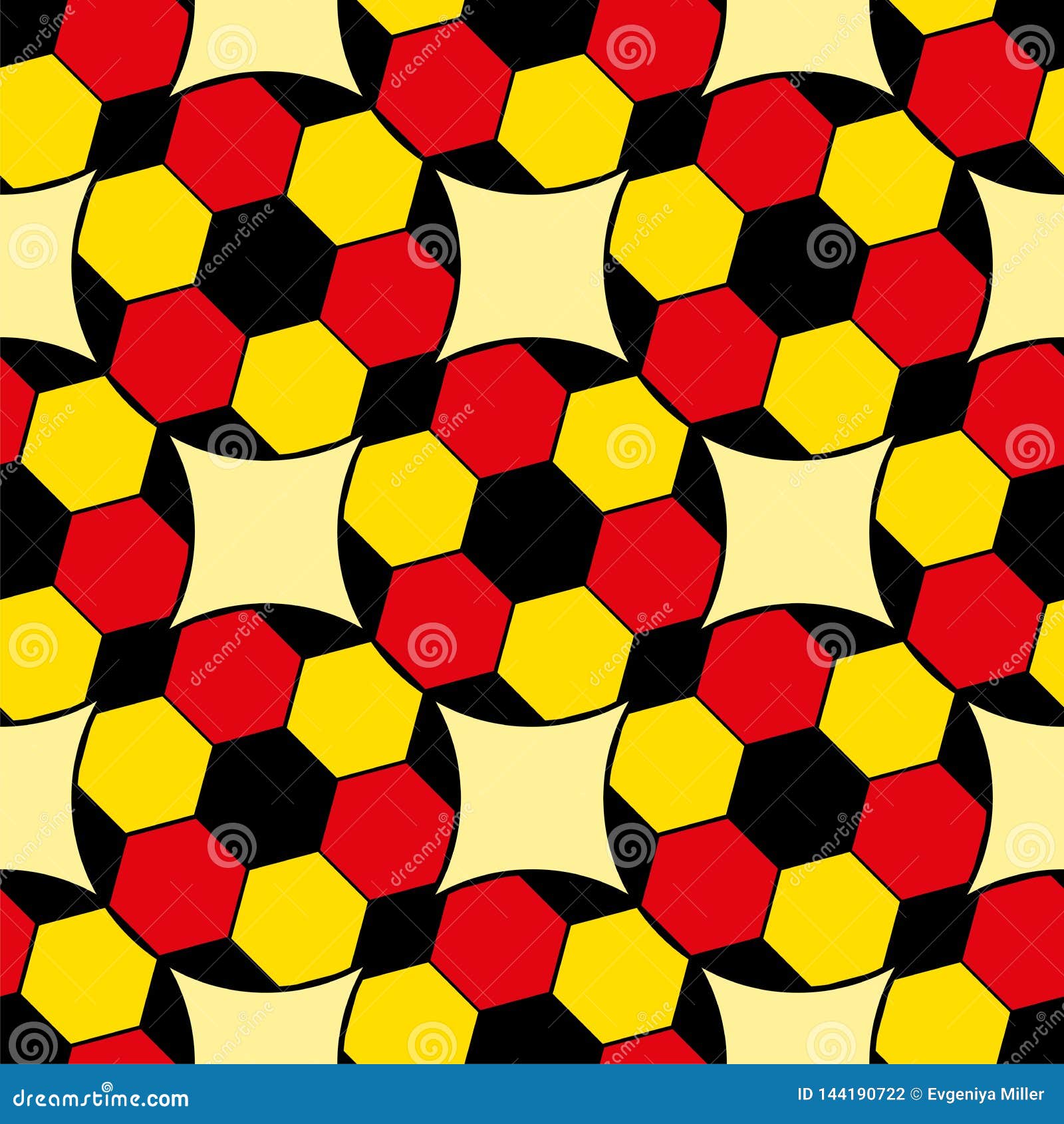 Seamless Repeating of Football Soccer Pattern Illustration Stock Vector ...