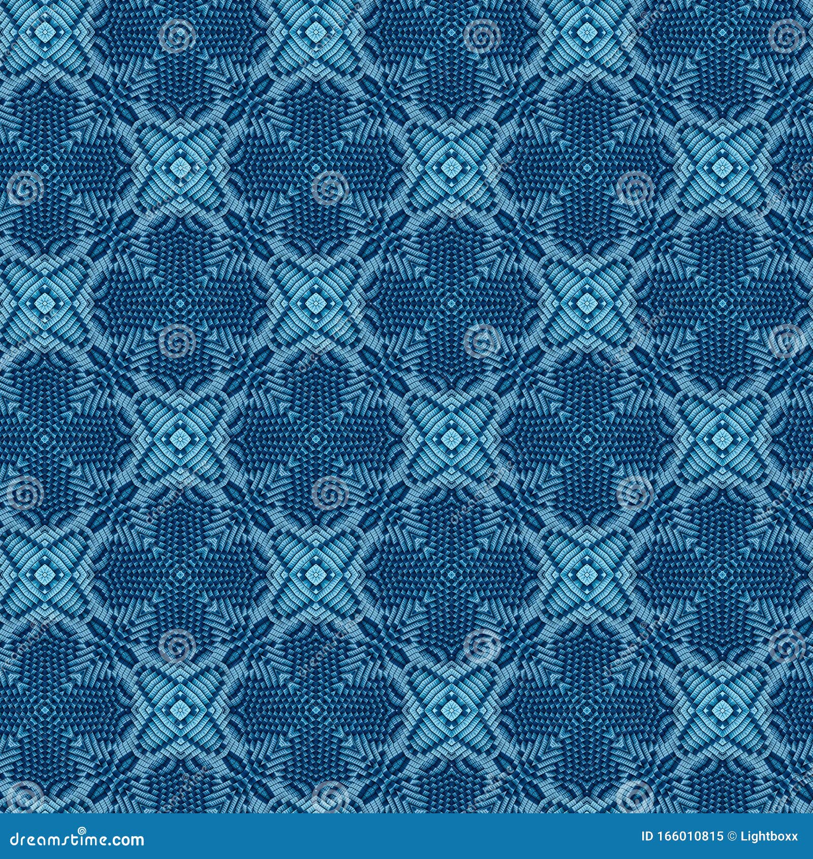 Seamless Repeating Fractal Pattern Stock Illustration - Illustration of ...