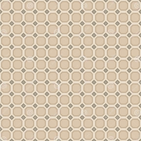 Seamless Repeating Geometric Pattern with Octagons and Diamonds Stock ...