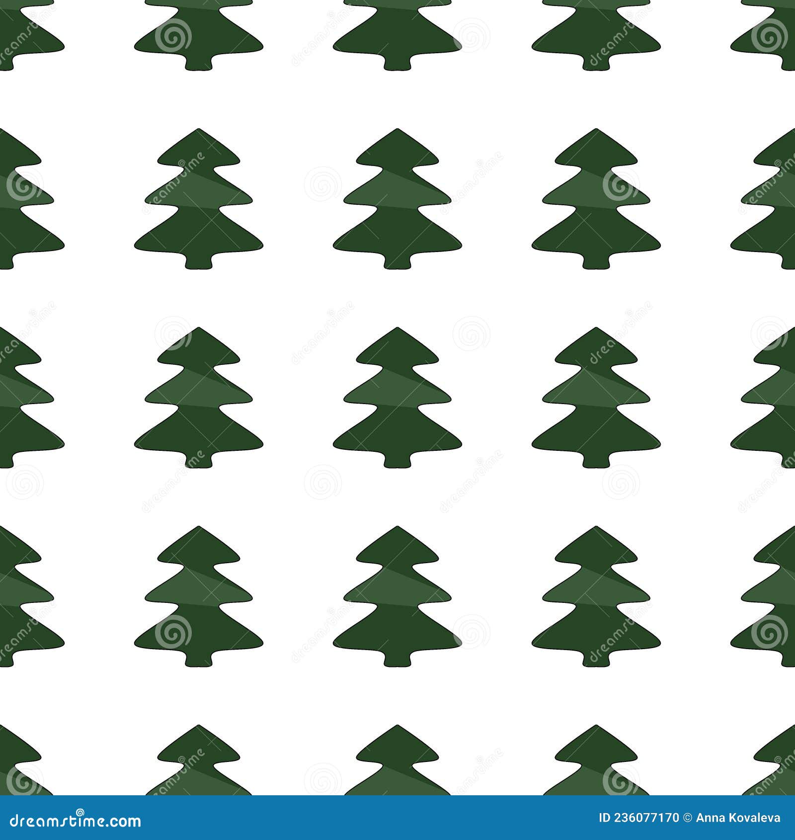 Seamless Repeating Image of a Christmas Tree. Repeating Patterns with ...