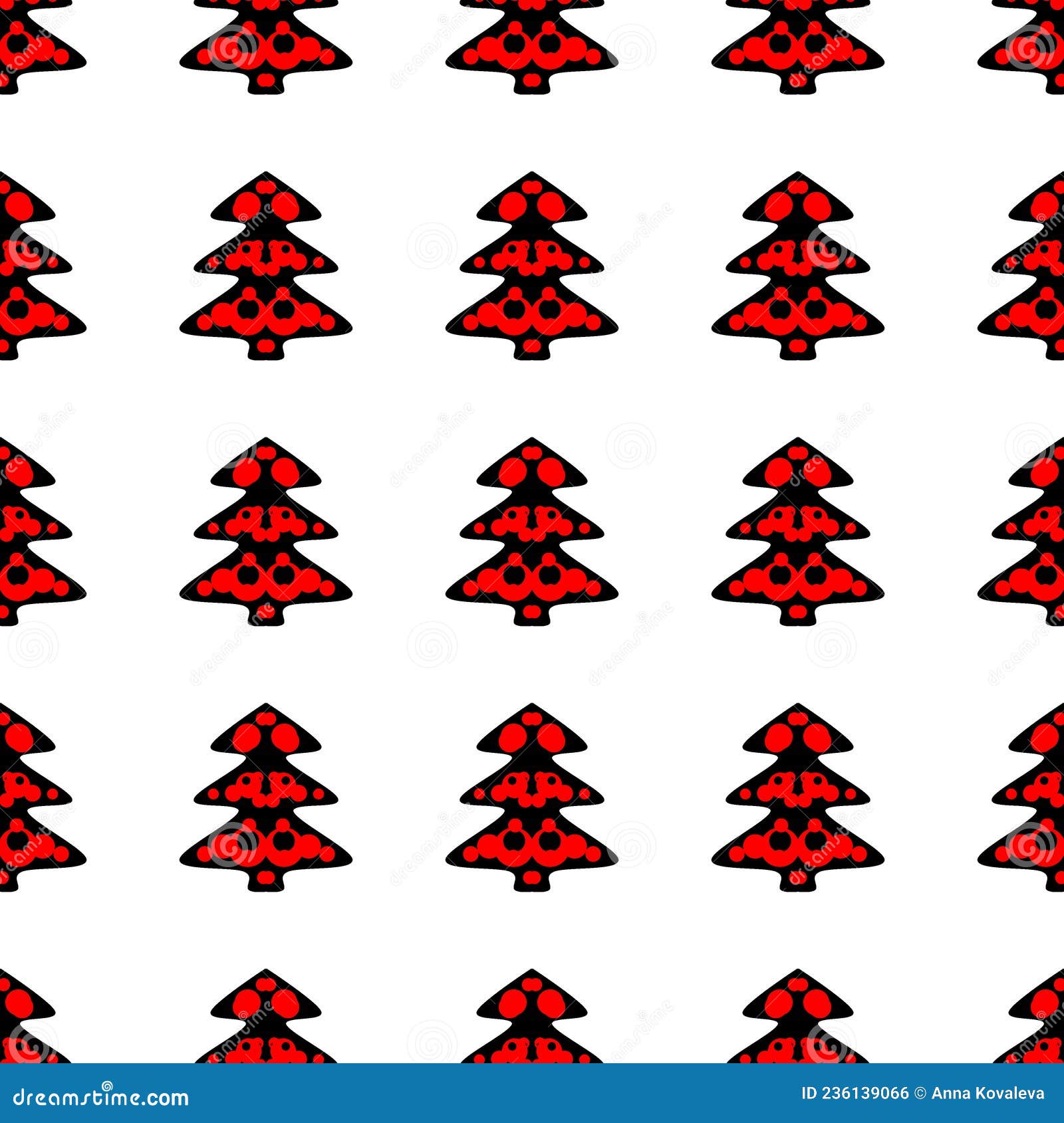Seamless Repeating Image of a Christmas Tree. Repeating Patterns with ...