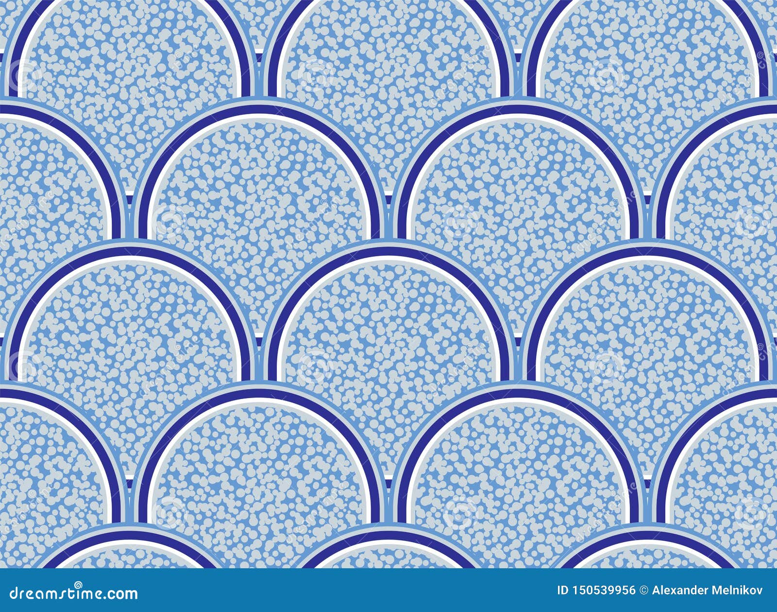 Seamless Repeating Japanese Pattern Stock Vector - Illustration of ...