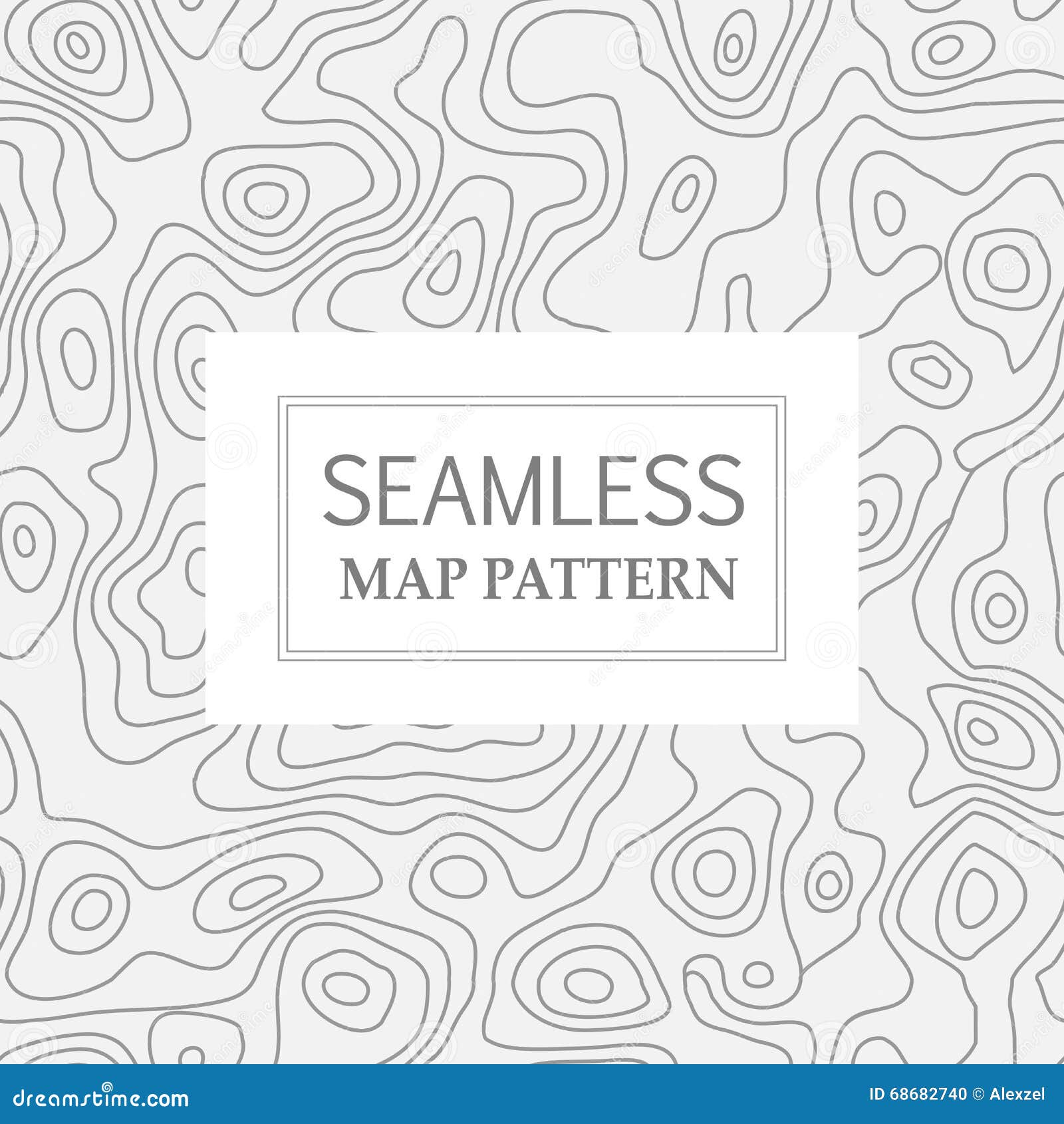 Seamless Repeating Map Vector Illustration | CartoonDealer.com #68682740