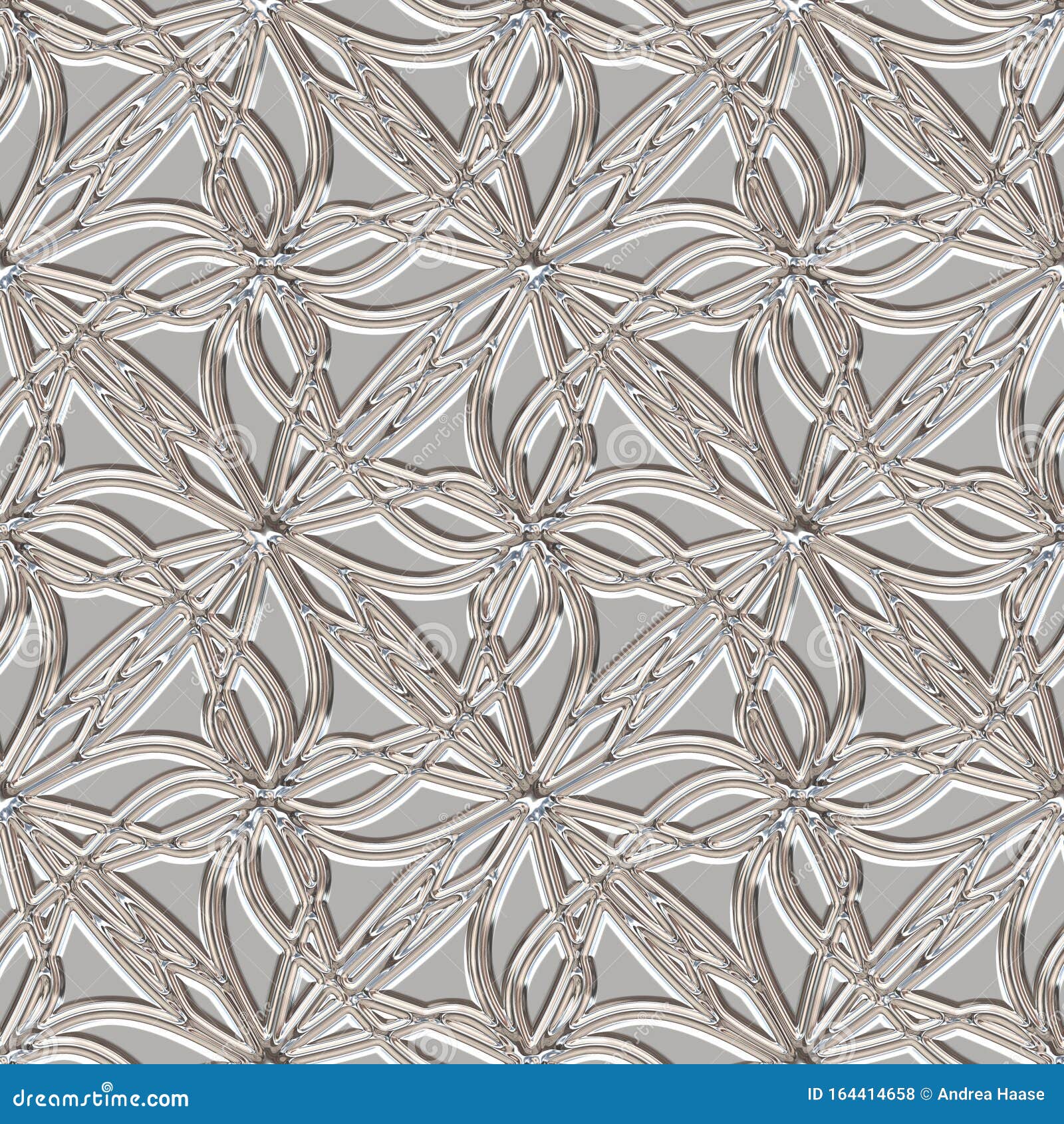 Seamless Repeating Metallic Pattern Tile Stock Illustration ...