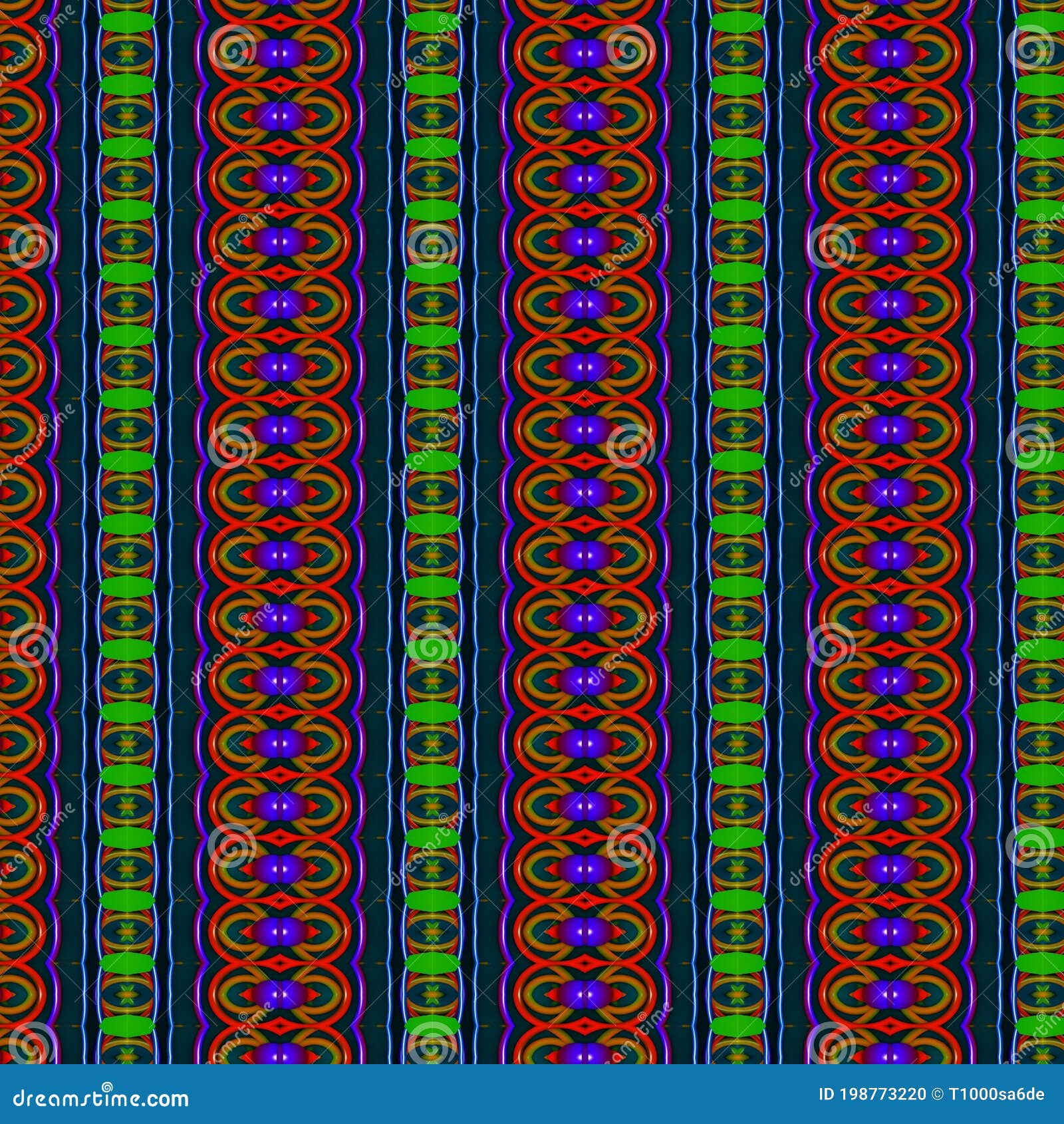 Seamless Repeating Multicolor Patterns. Multiple Squares with Patterns ...