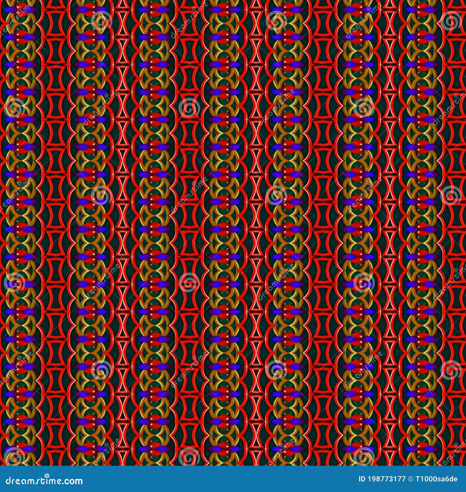 Seamless Repeating Multicolor Patterns. Multiple Squares with Patterns ...