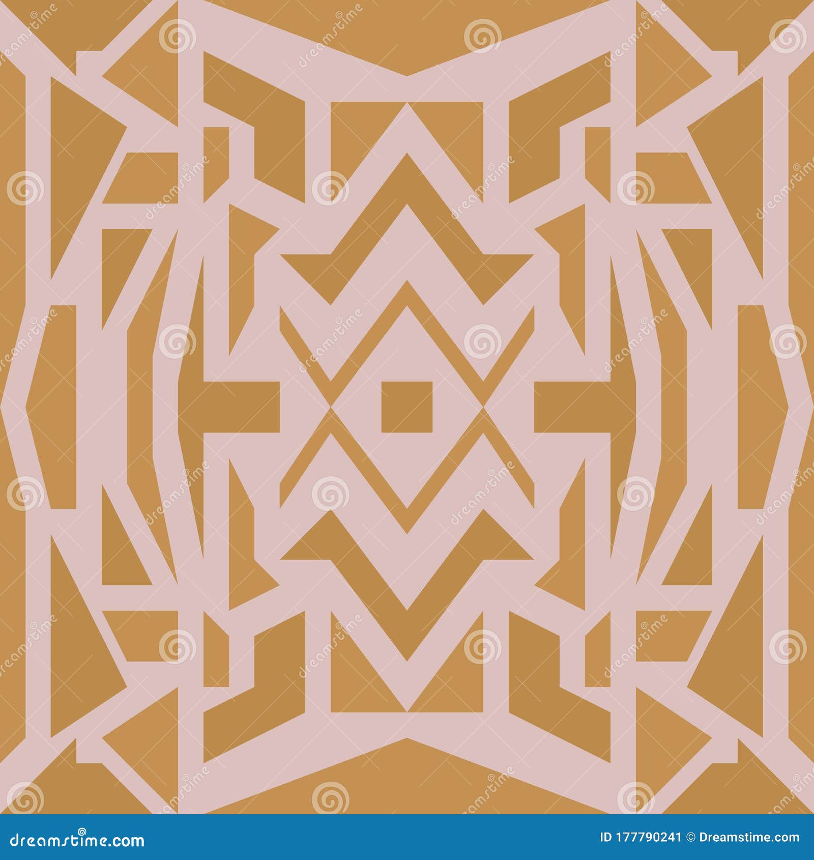 Seamless Repeating Pattern in Art Deco Style Stock Illustration ...