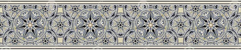 Seamless Repeating Pattern for Border Design Stock Vector ...