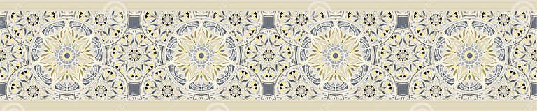 Seamless Repeating Pattern for Border Design Stock Vector ...