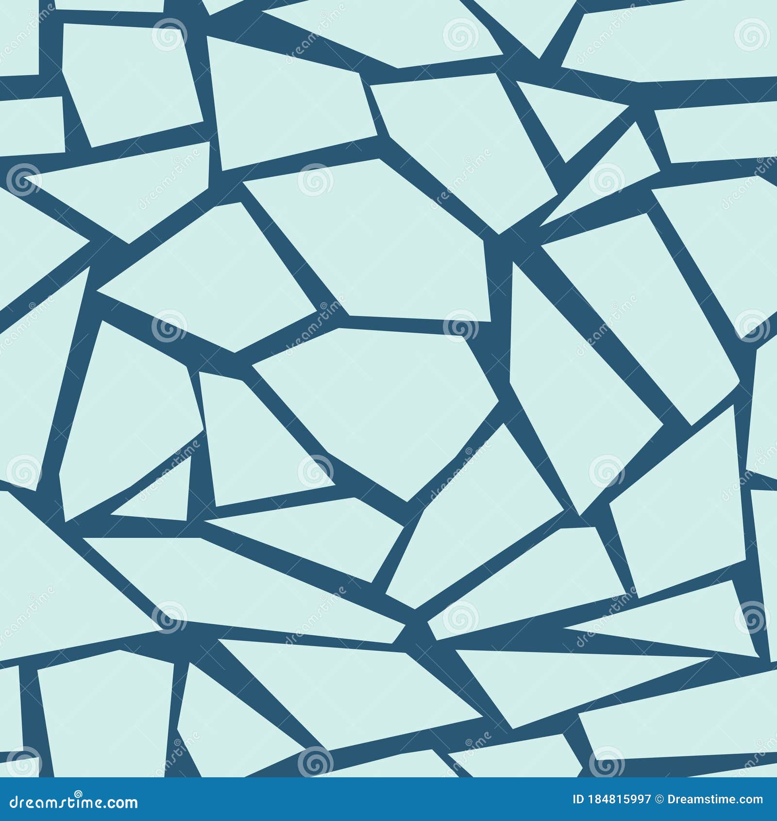 Seamless Repeating Pattern of Cracked Ice Stock Illustration ...
